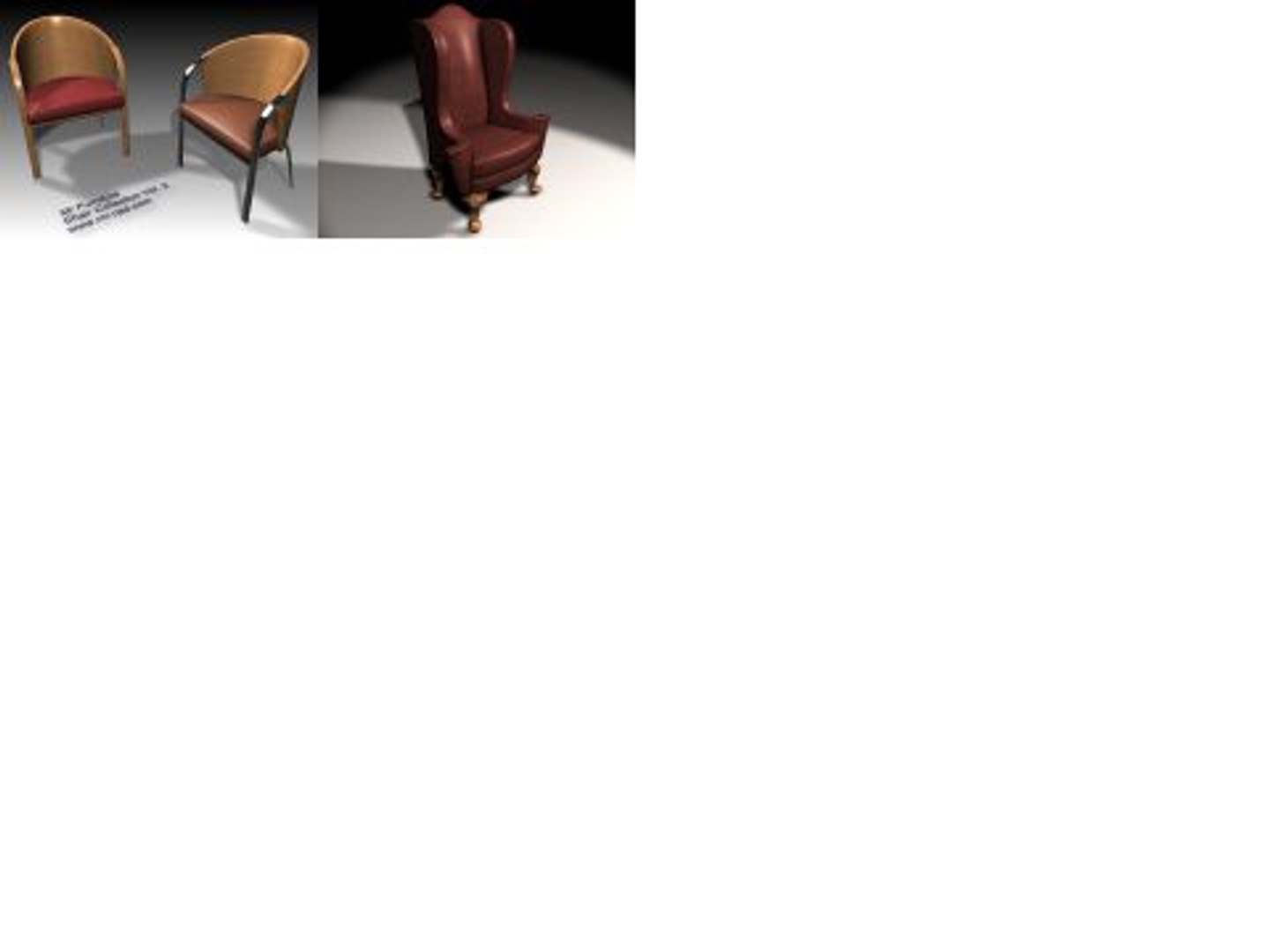 Chair Furniture Collections 3d Model