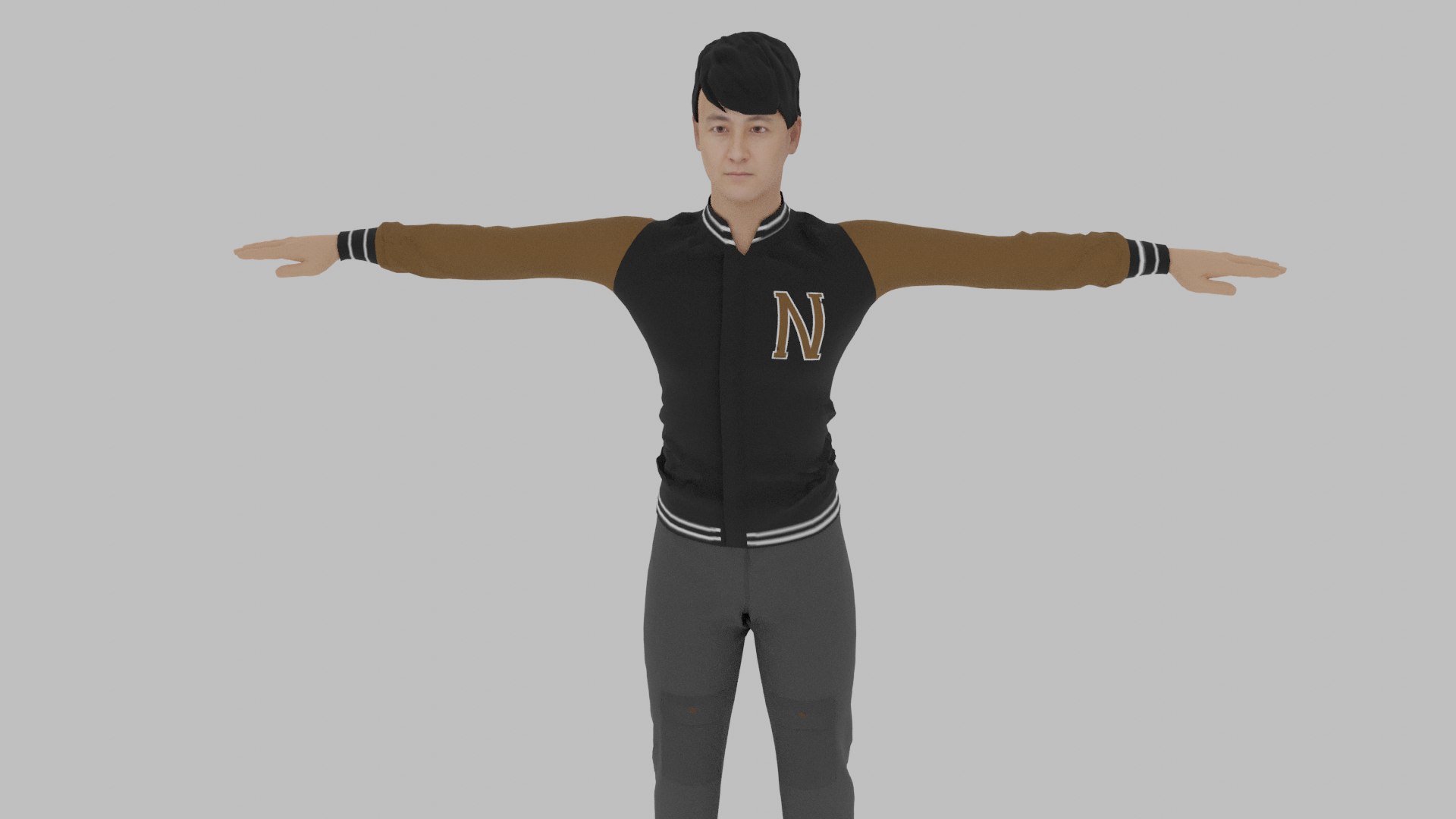 Varsity Man 3D Model - TurboSquid 2021601