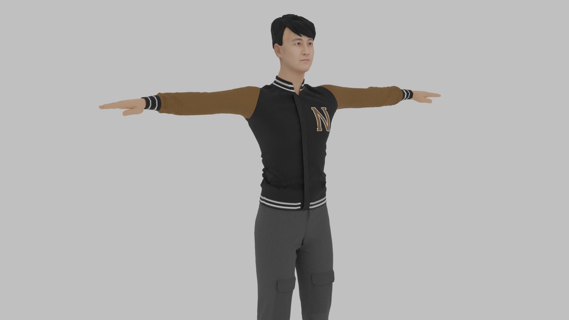 Varsity Man 3D Model - TurboSquid 2021601