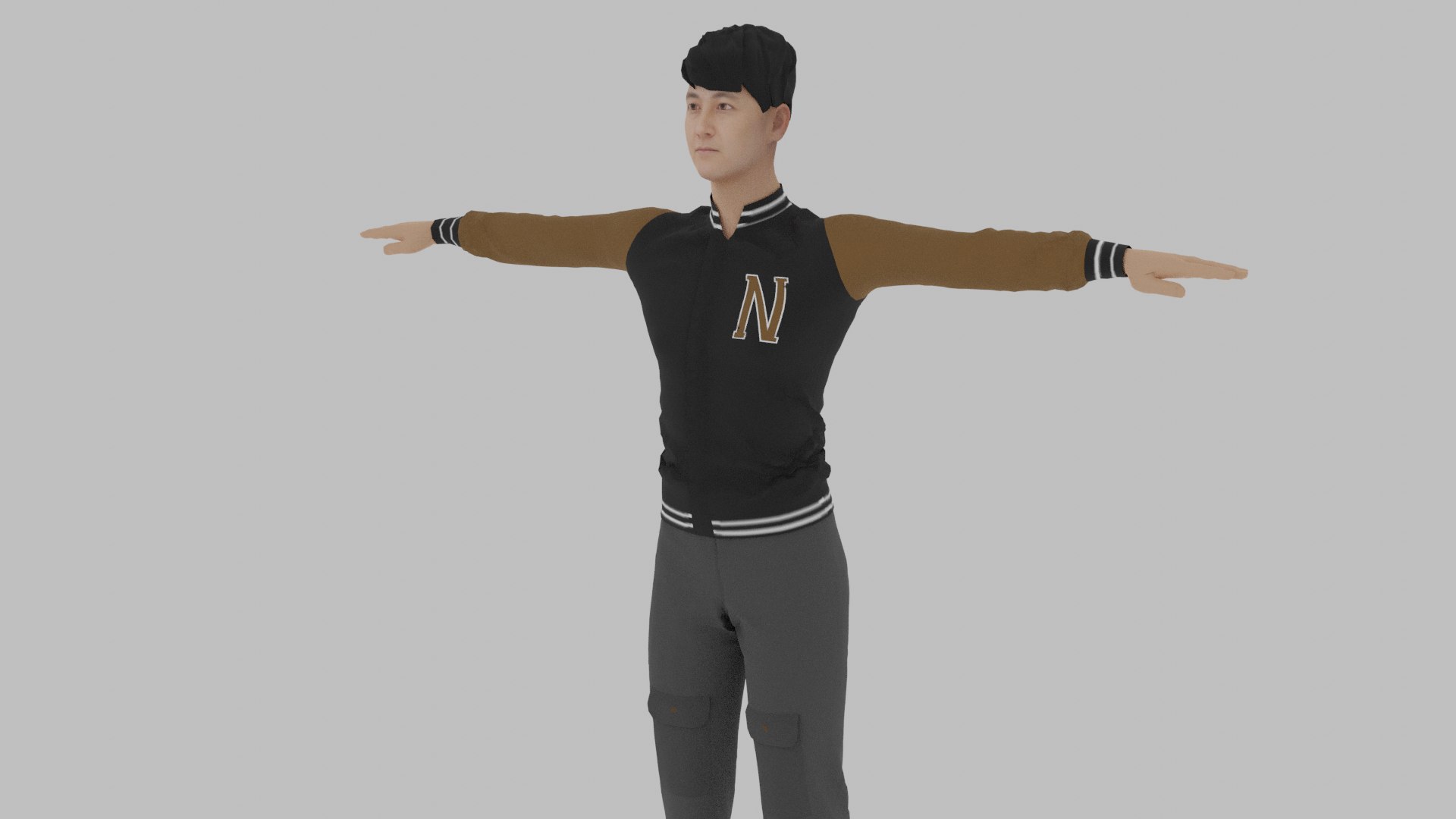 Varsity Man 3D Model - TurboSquid 2021601