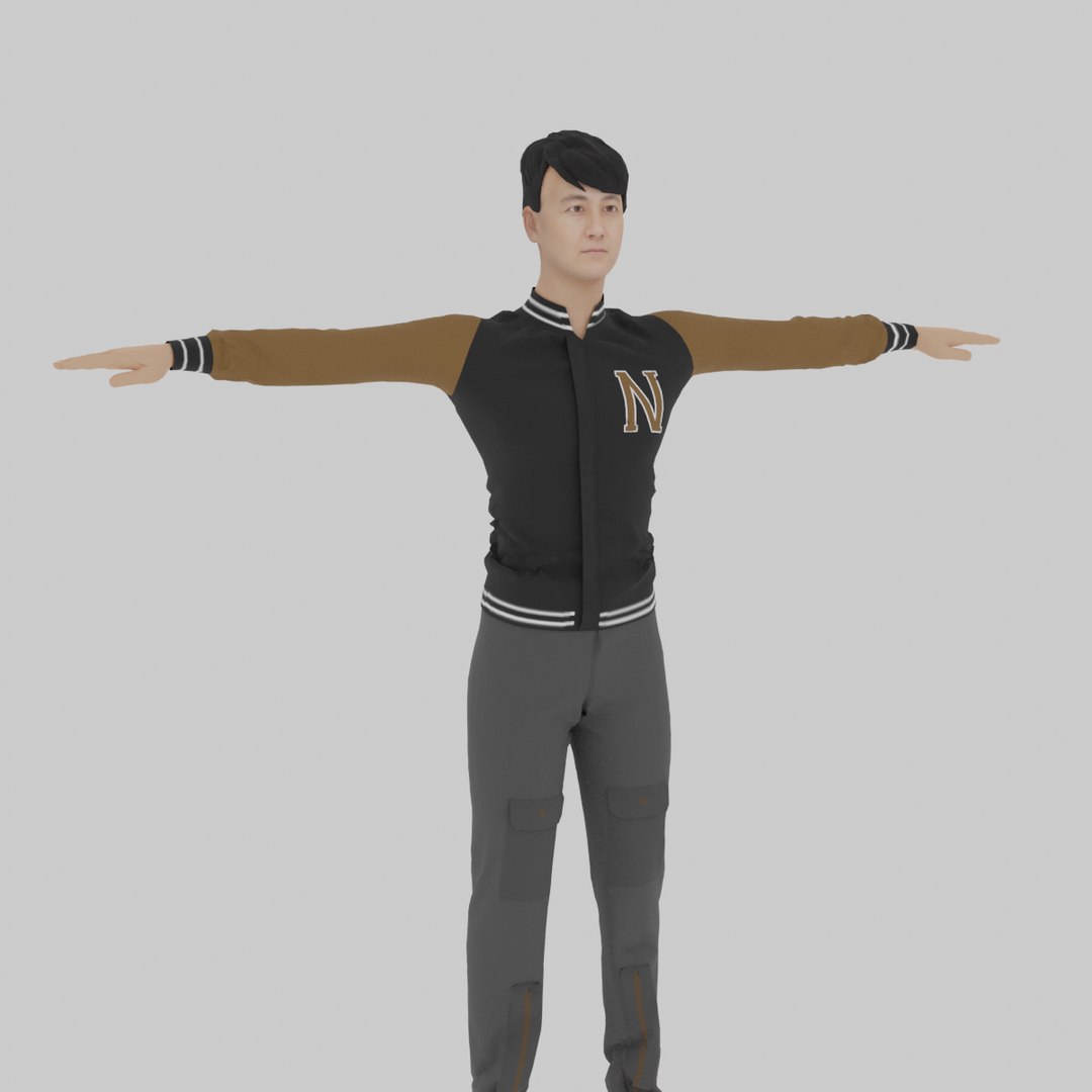 Varsity Man 3D Model - TurboSquid 2021601 Varsity Man 3D Model - TurboSquid 2021601
