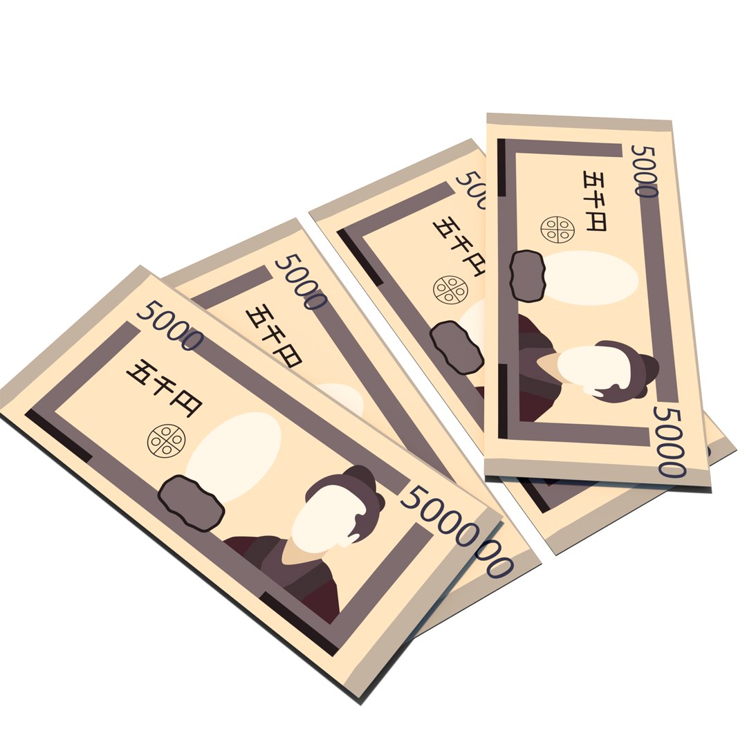 3D 5000 Currency Note Model - TurboSquid 2088993