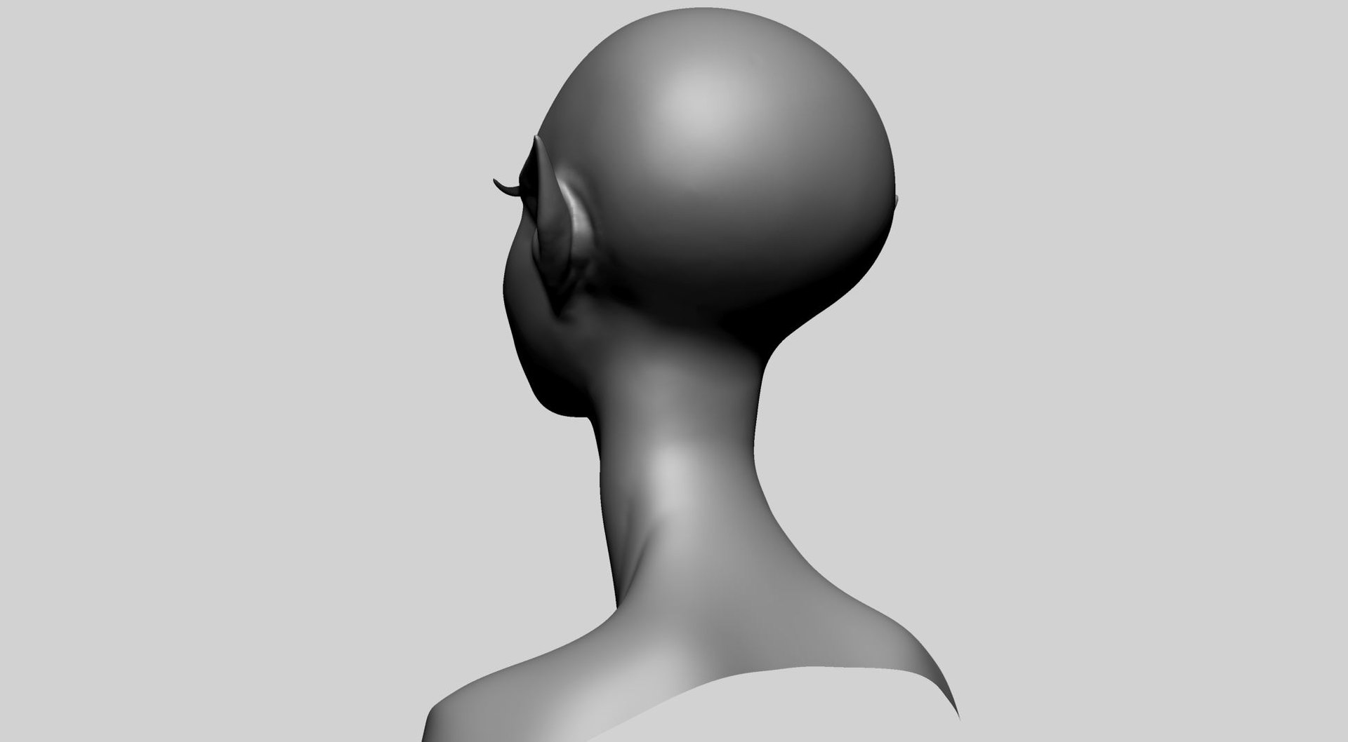 Stylized Elf Head C 3D Model - TurboSquid 2198846