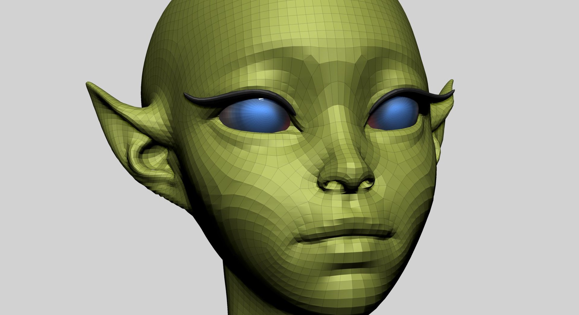 Stylized Elf Head C 3D Model - TurboSquid 2198846