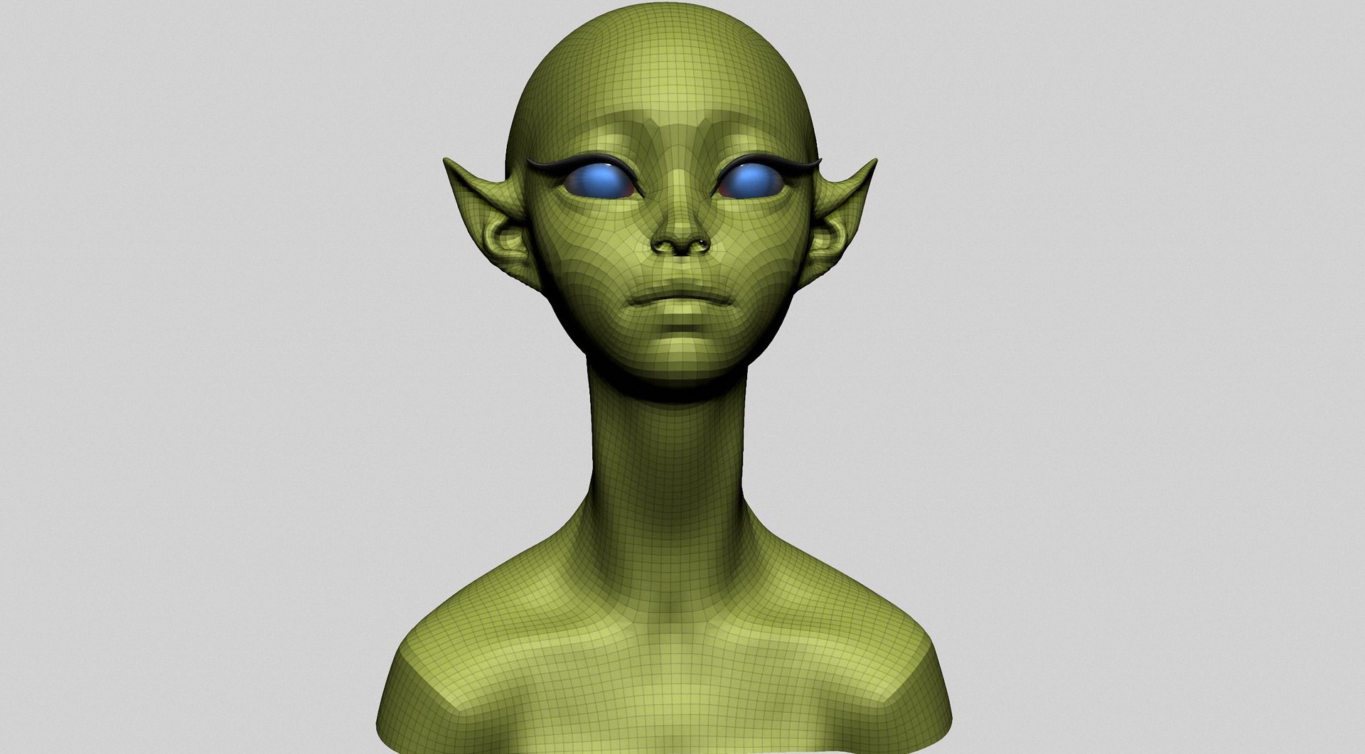 Stylized Elf Head C 3D Model - TurboSquid 2198846