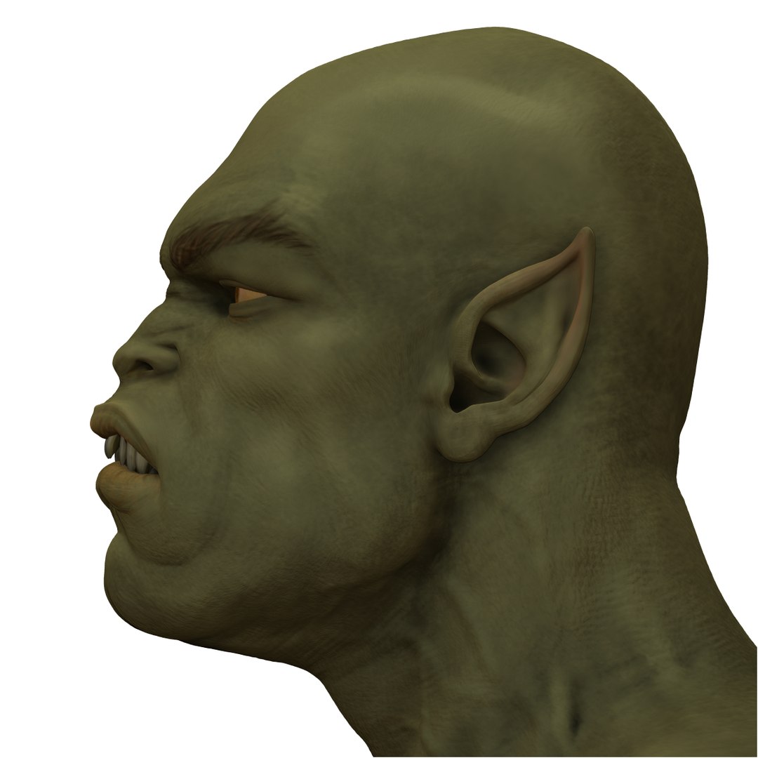 Free Orc Head 3d Model