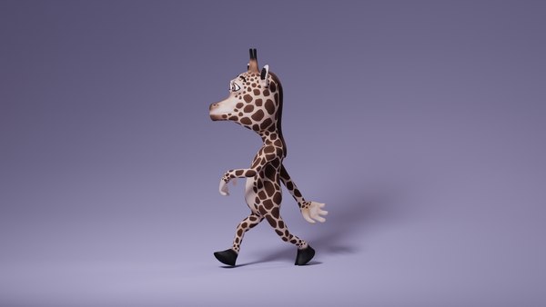 Toon Humanoid Giraffe 3D - TurboSquid 1774539