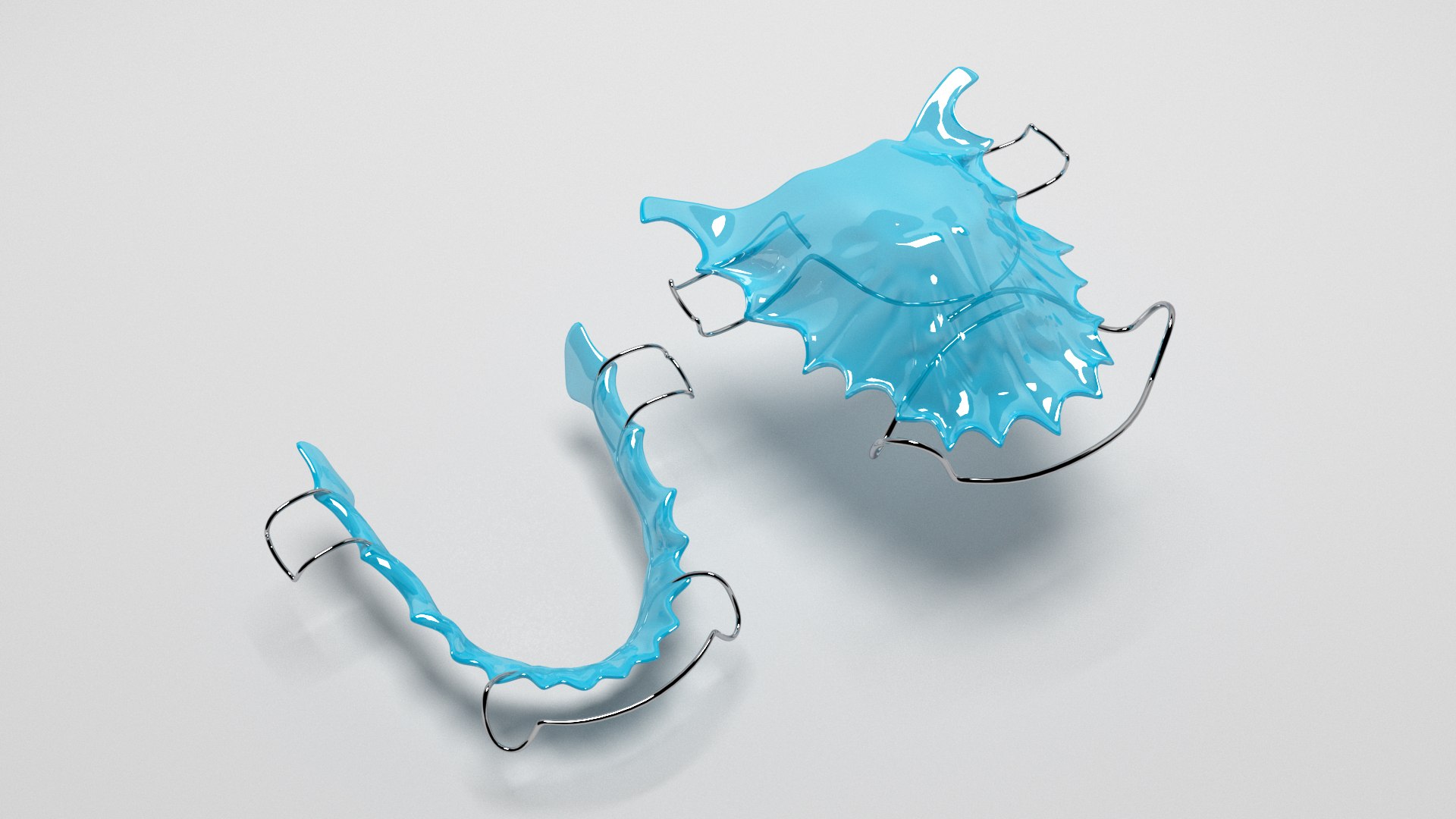 Dental Orthodontic Hawley Retainers 3D Model - TurboSquid 2150679