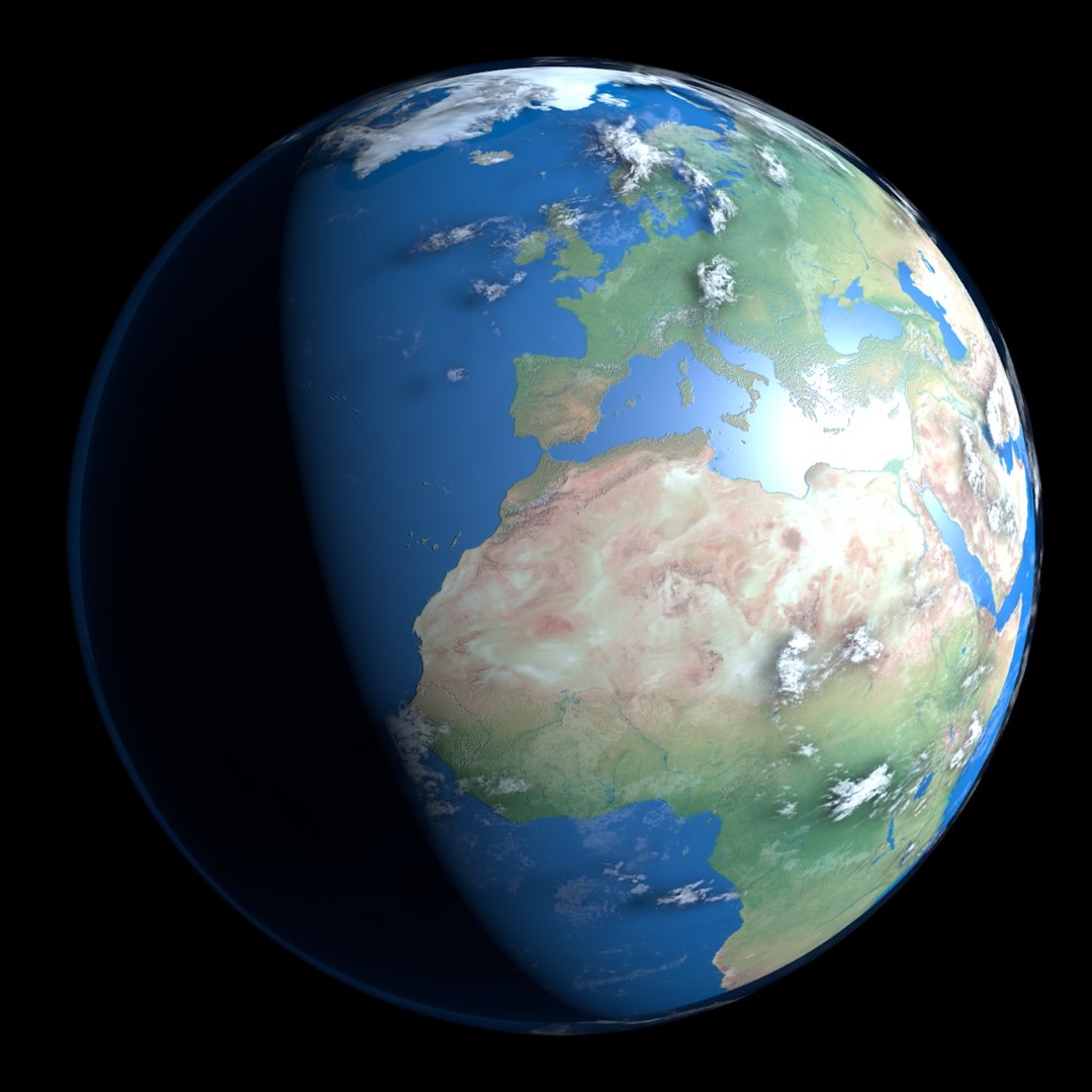 3D Earth Terra Clouds - TurboSquid 1301712