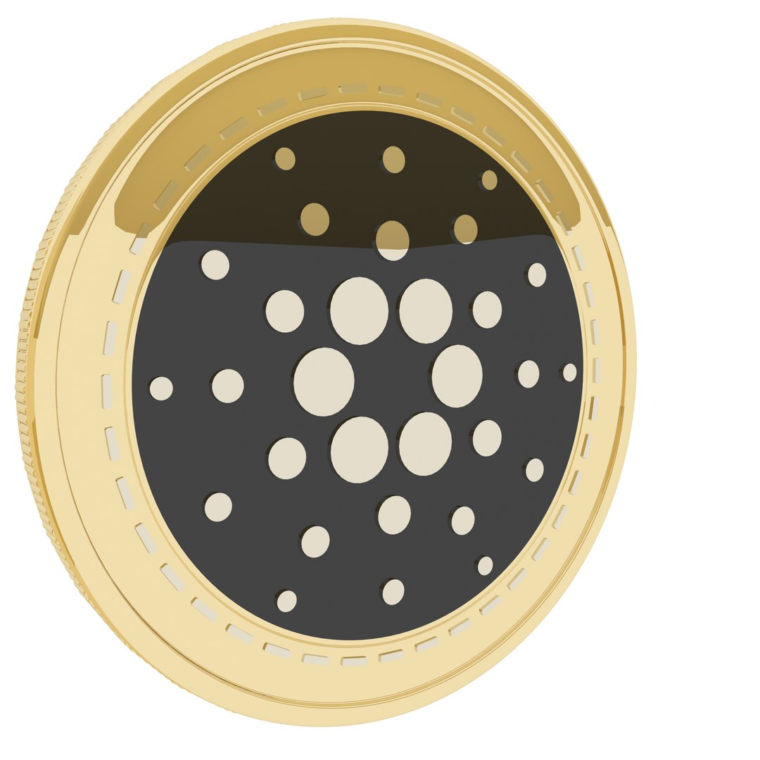 Cardano Cryptocurrency Gold Coin 3D model - TurboSquid 1783575