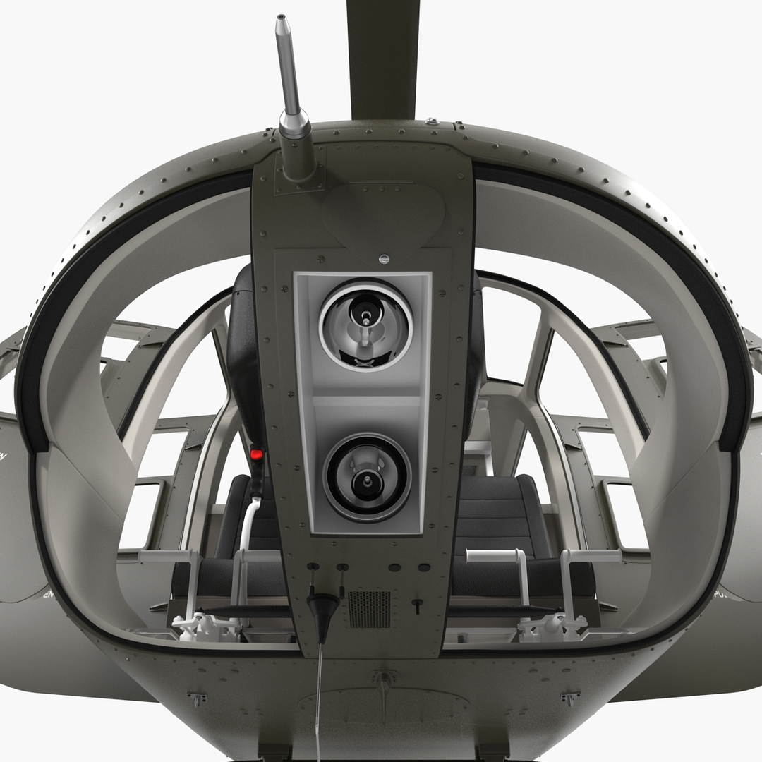 3d bell 206 jetranger italian model