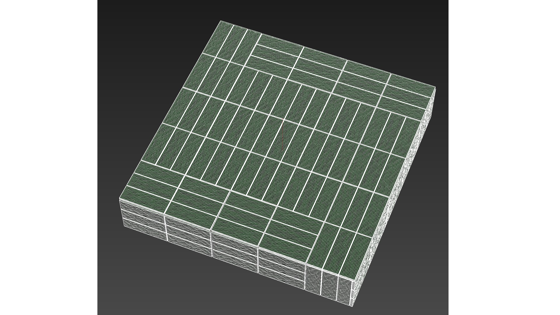 3D Ampm Square Ceramic Garden Side Table Dendi Model - TurboSquid 2292863