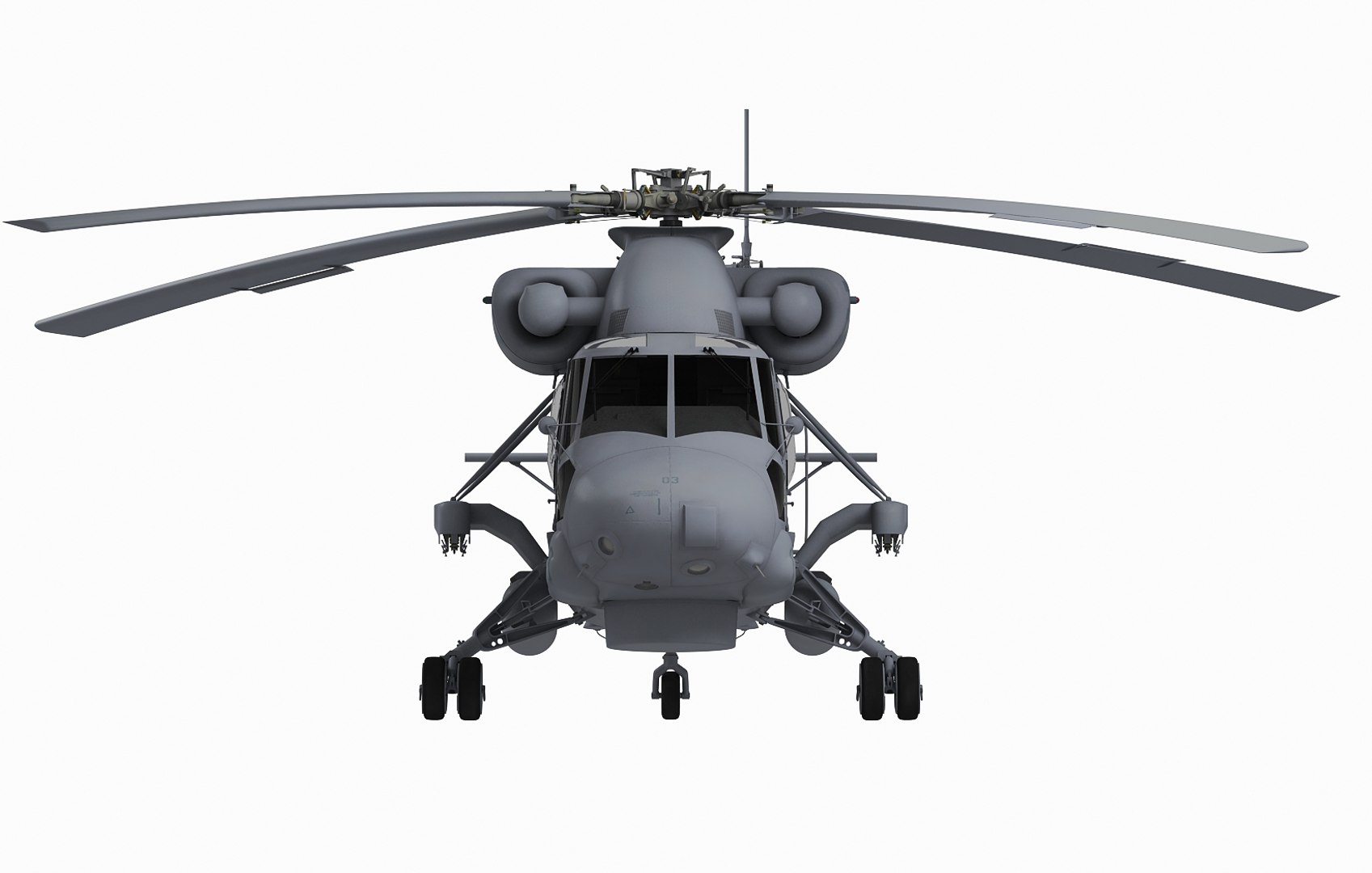 Sh2 Seasprite Helicopter 3d Model