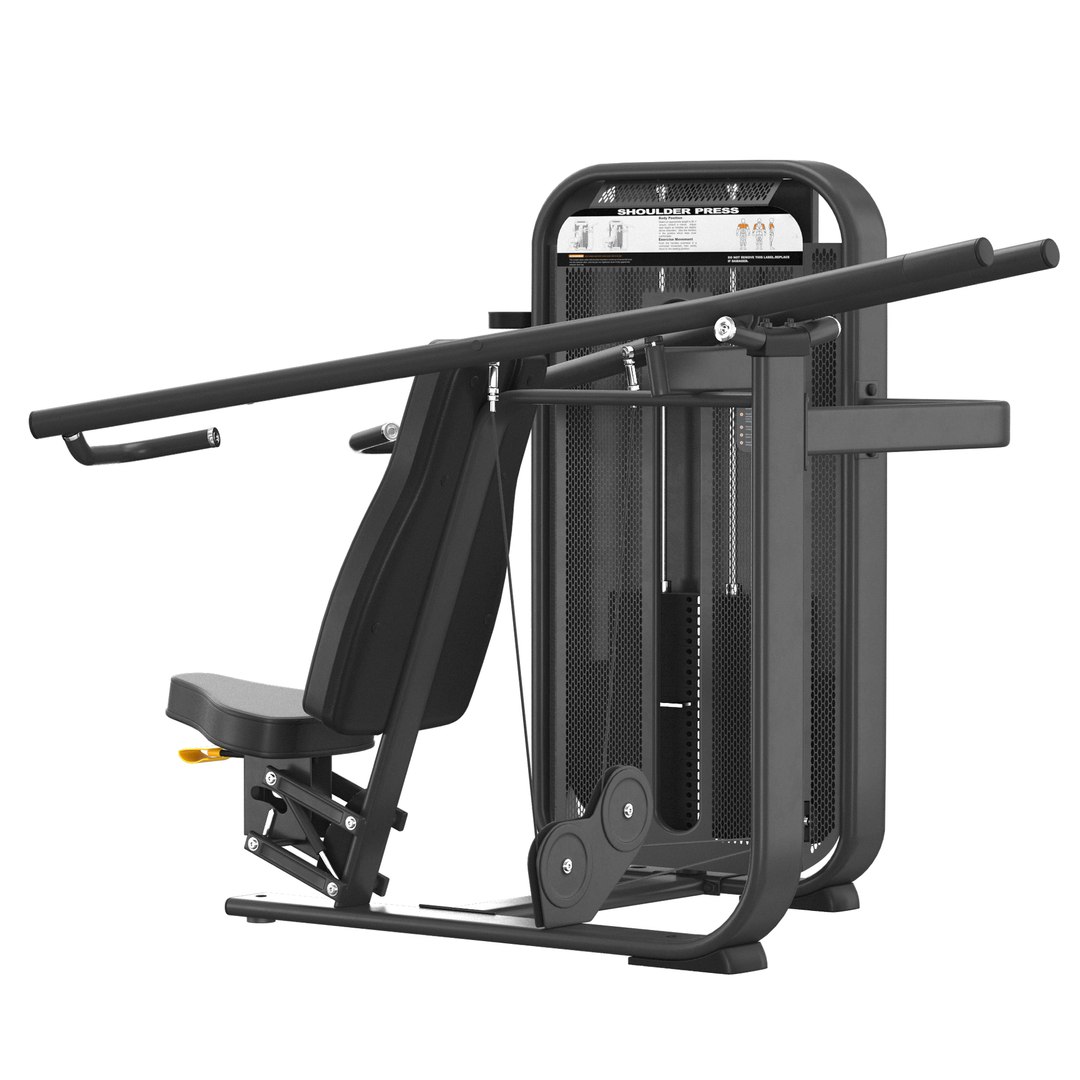 3D DHZ Fitness E-7006 Shoulder Press - TurboSquid 1949552
