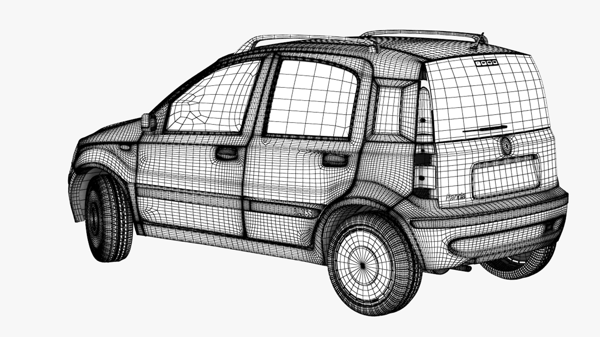 Fiat Panda Alessi 3D Model - TurboSquid 1633285