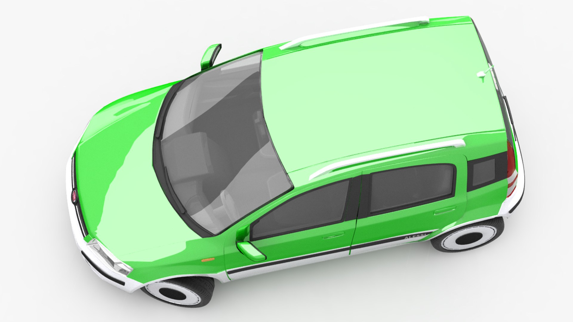 Fiat Panda Alessi 3D Model - TurboSquid 1633285