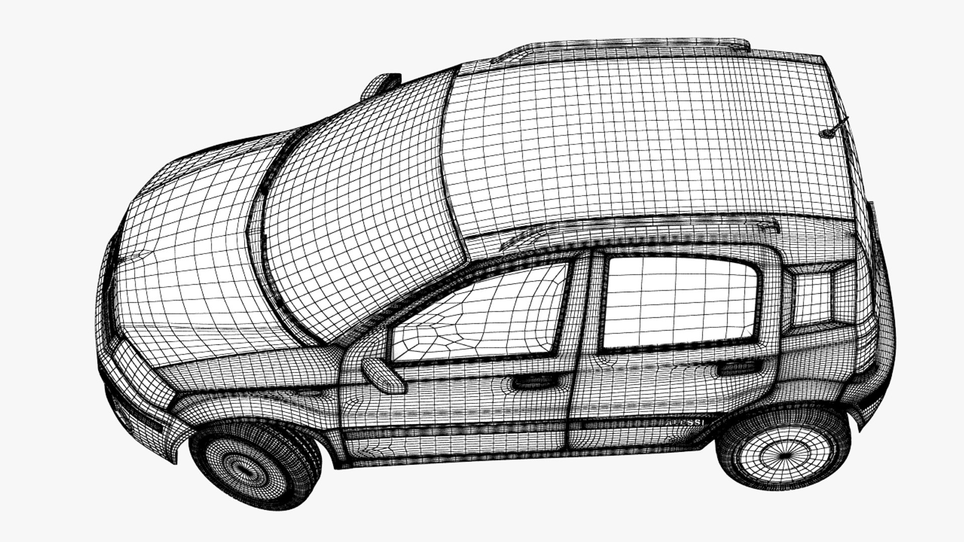 Fiat Panda Alessi 3D Model - TurboSquid 1633285