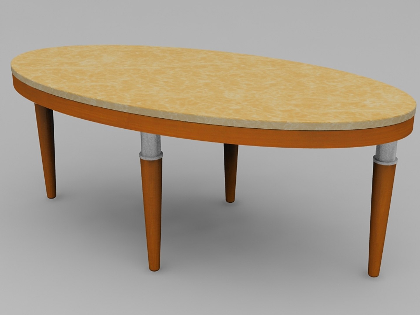 oval table 3d model