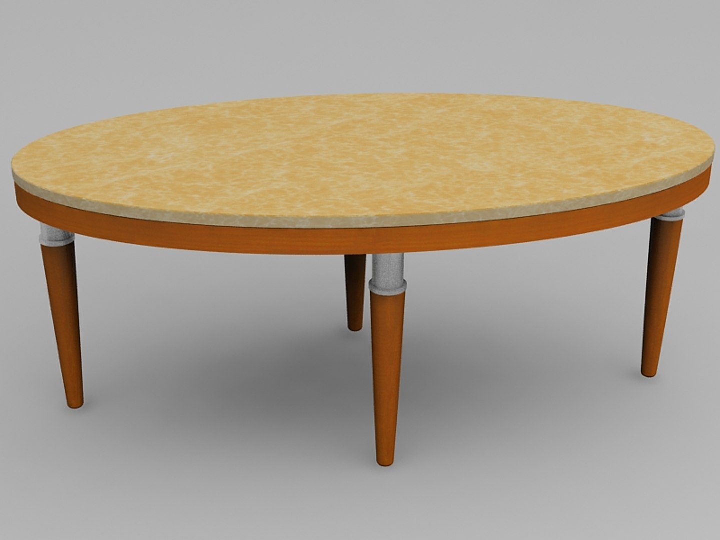 oval table 3d model