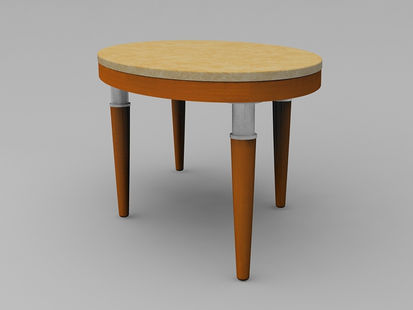 oval table 3d model