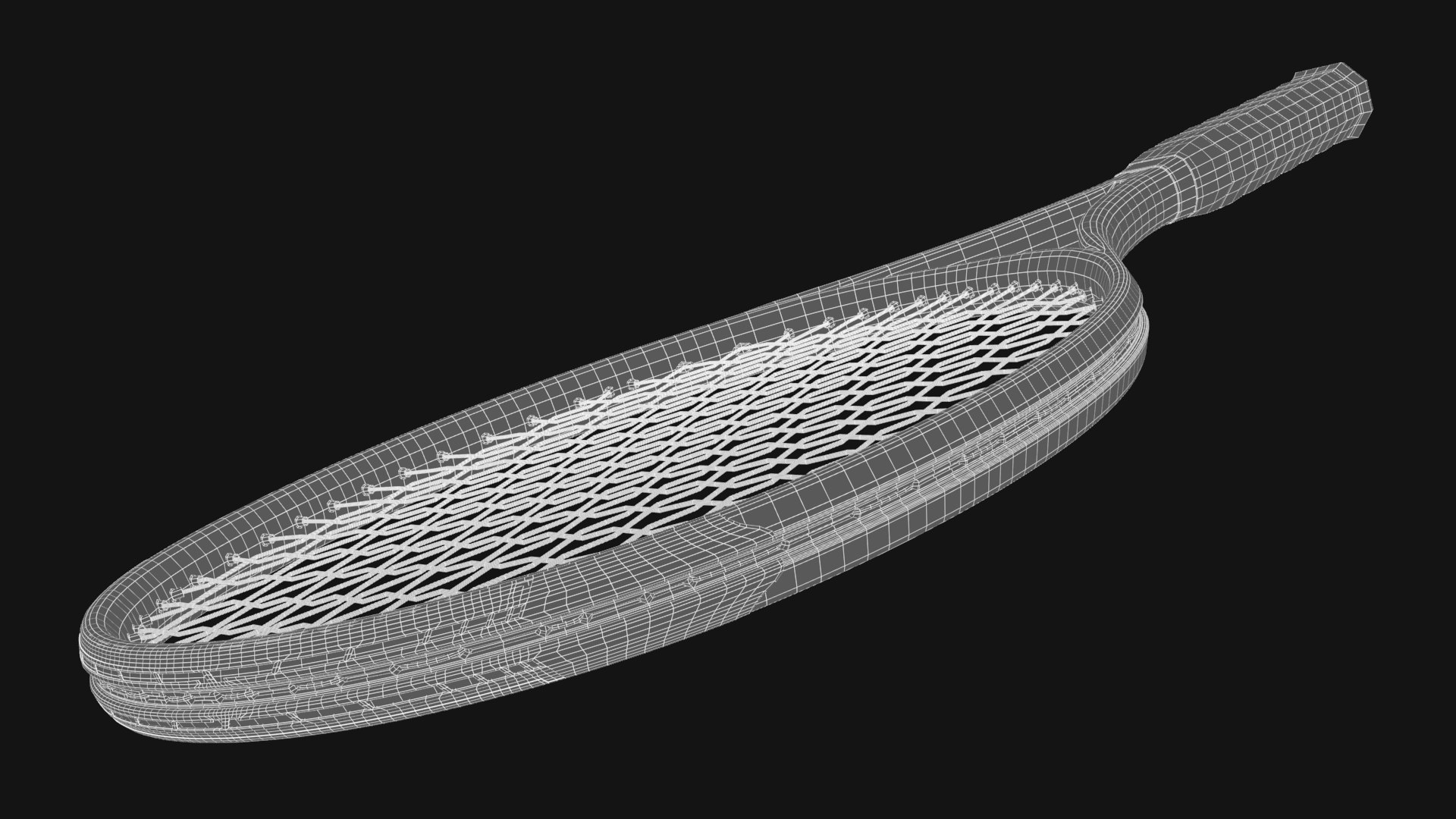 Tennis Racquet 3D Model - TurboSquid 1480680