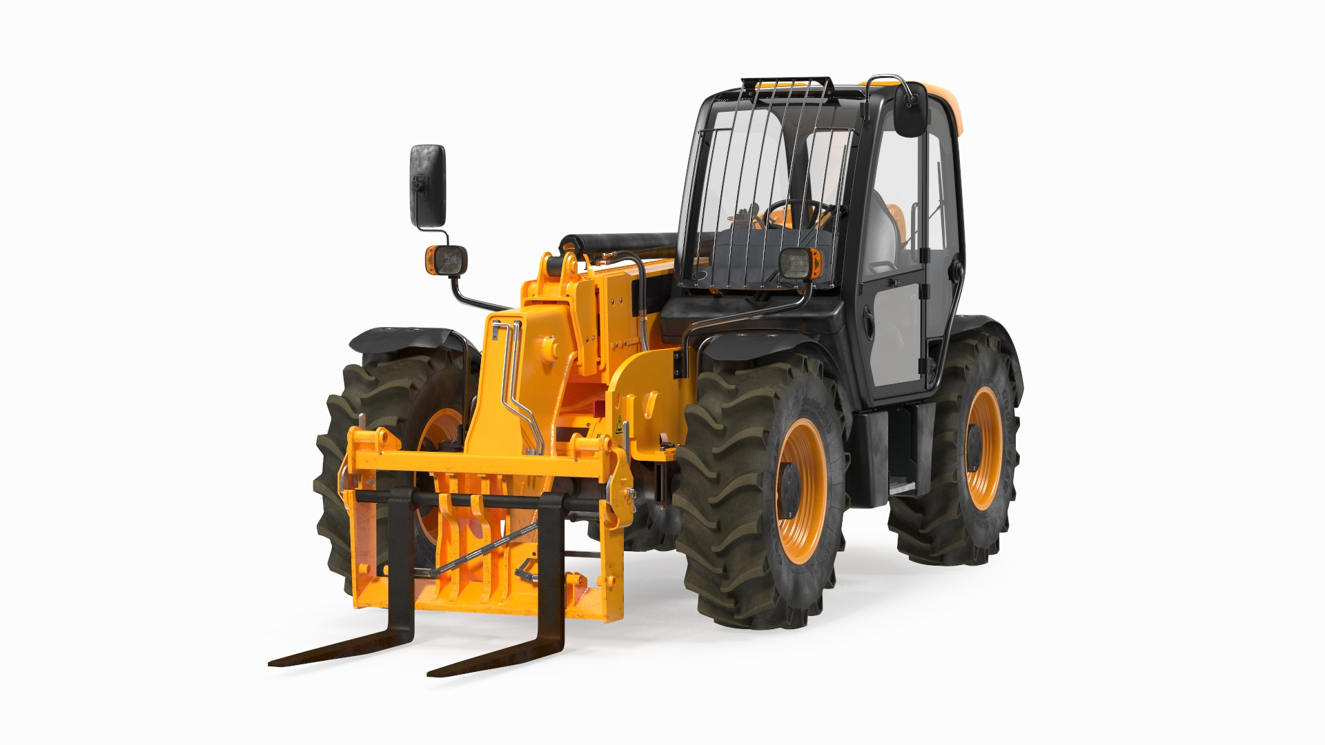 3D Telehandler Rigged - TurboSquid 2158795