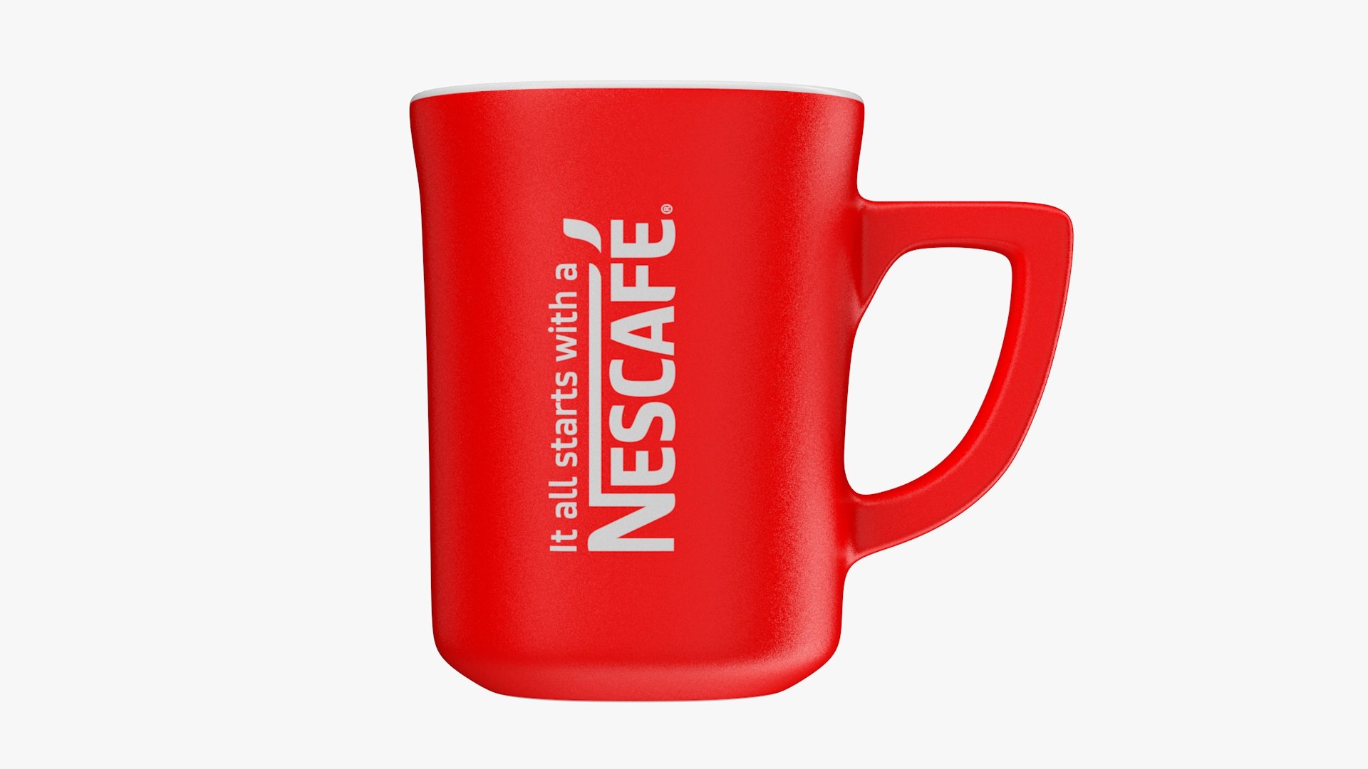 Nescafe Mug 3D Model - TurboSquid 2125147