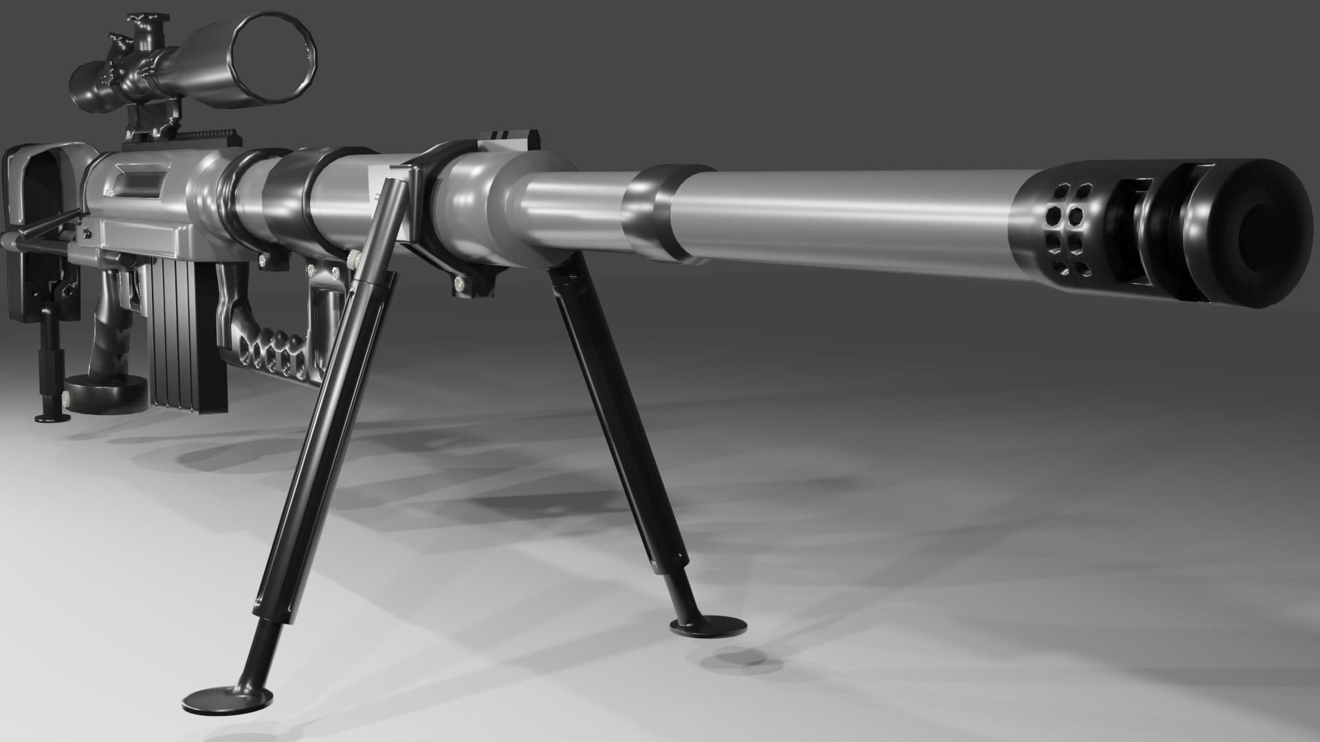 Intervention Sniper Rifle Wallpaper