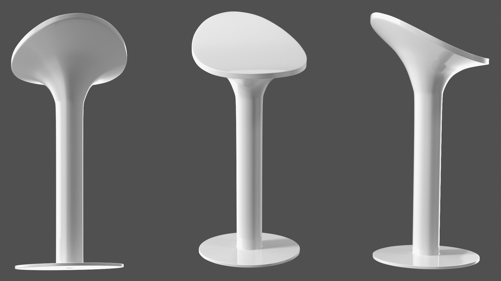 3D Model Futuristic Bar Stool - TurboSquid 2315634