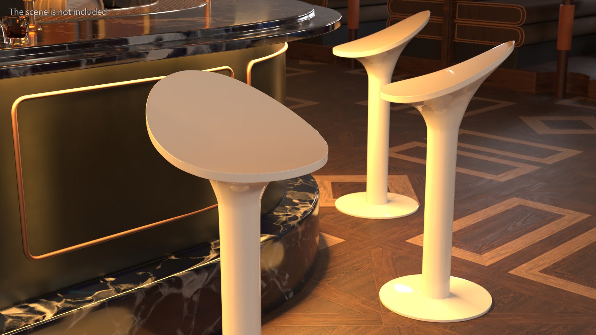 3D Model Futuristic Bar Stool - TurboSquid 2315634