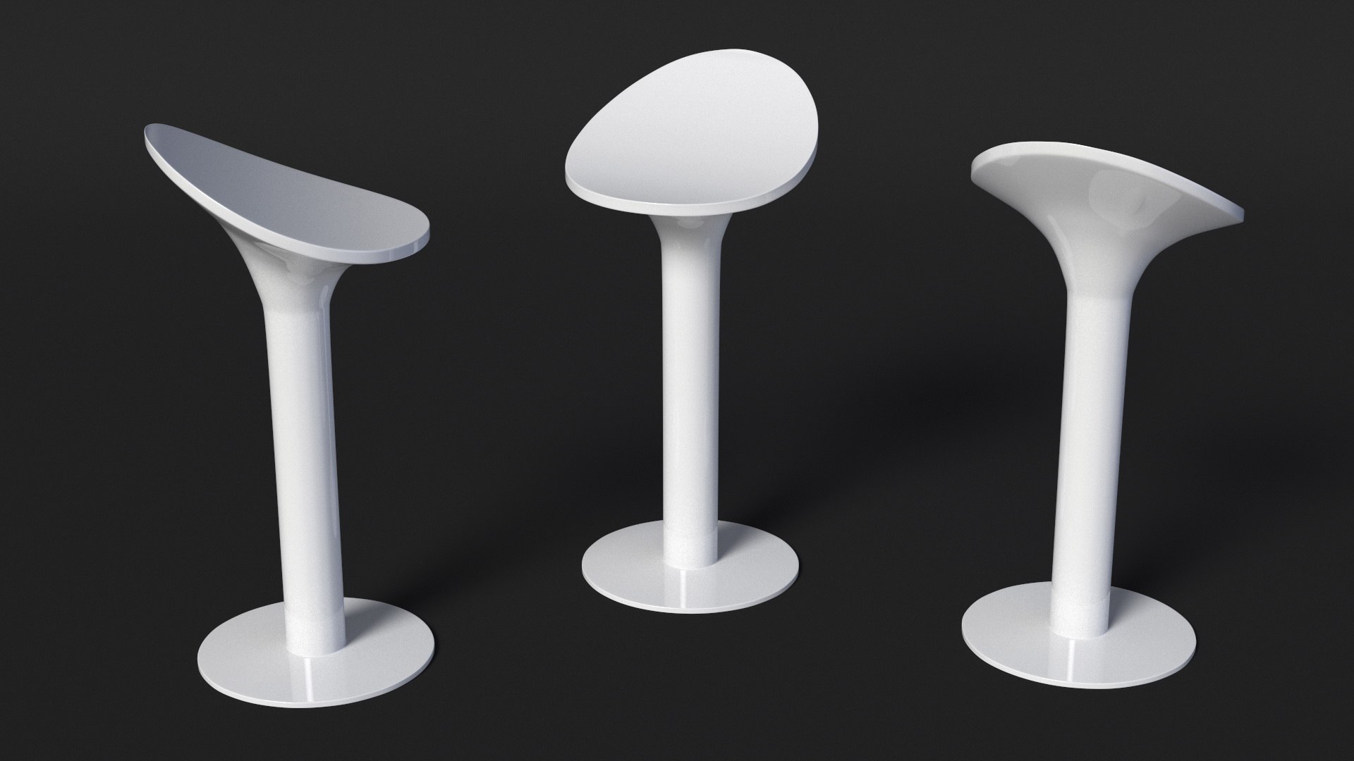 3D Model Futuristic Bar Stool - TurboSquid 2315634