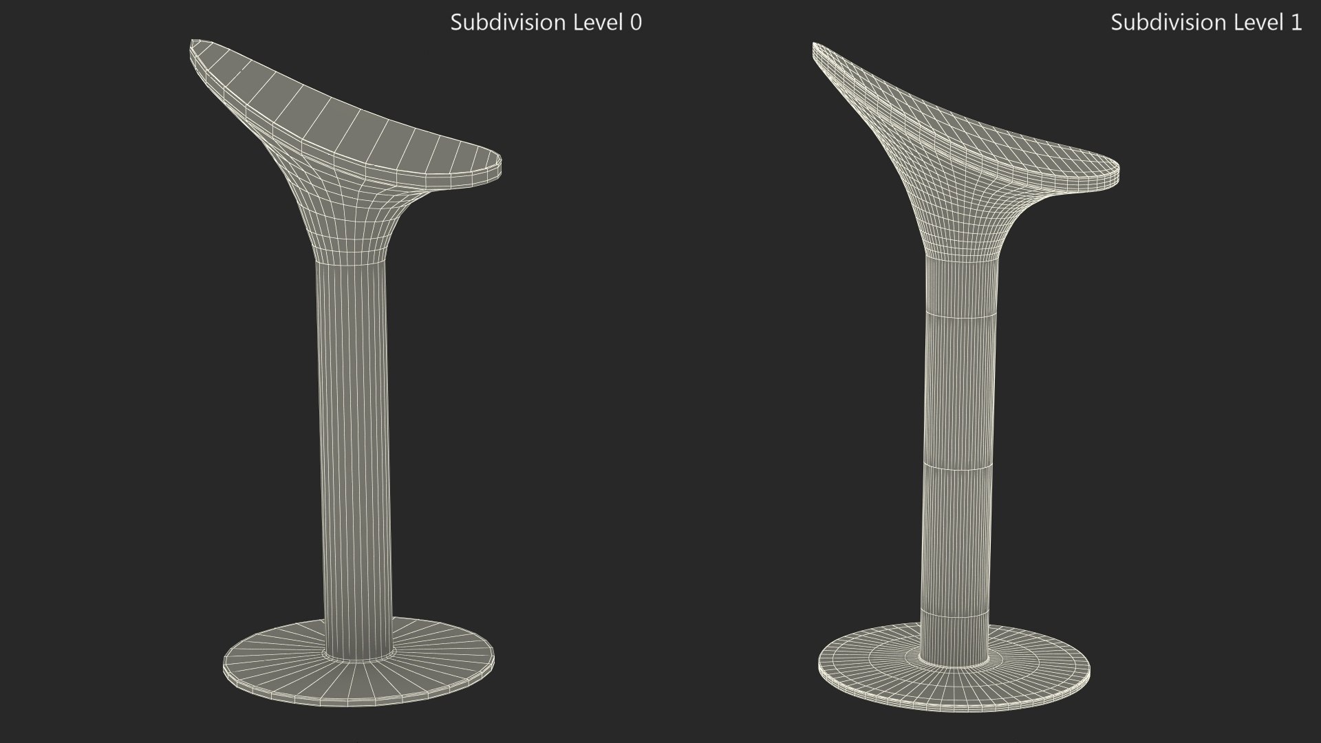 3D Model Futuristic Bar Stool - TurboSquid 2315634