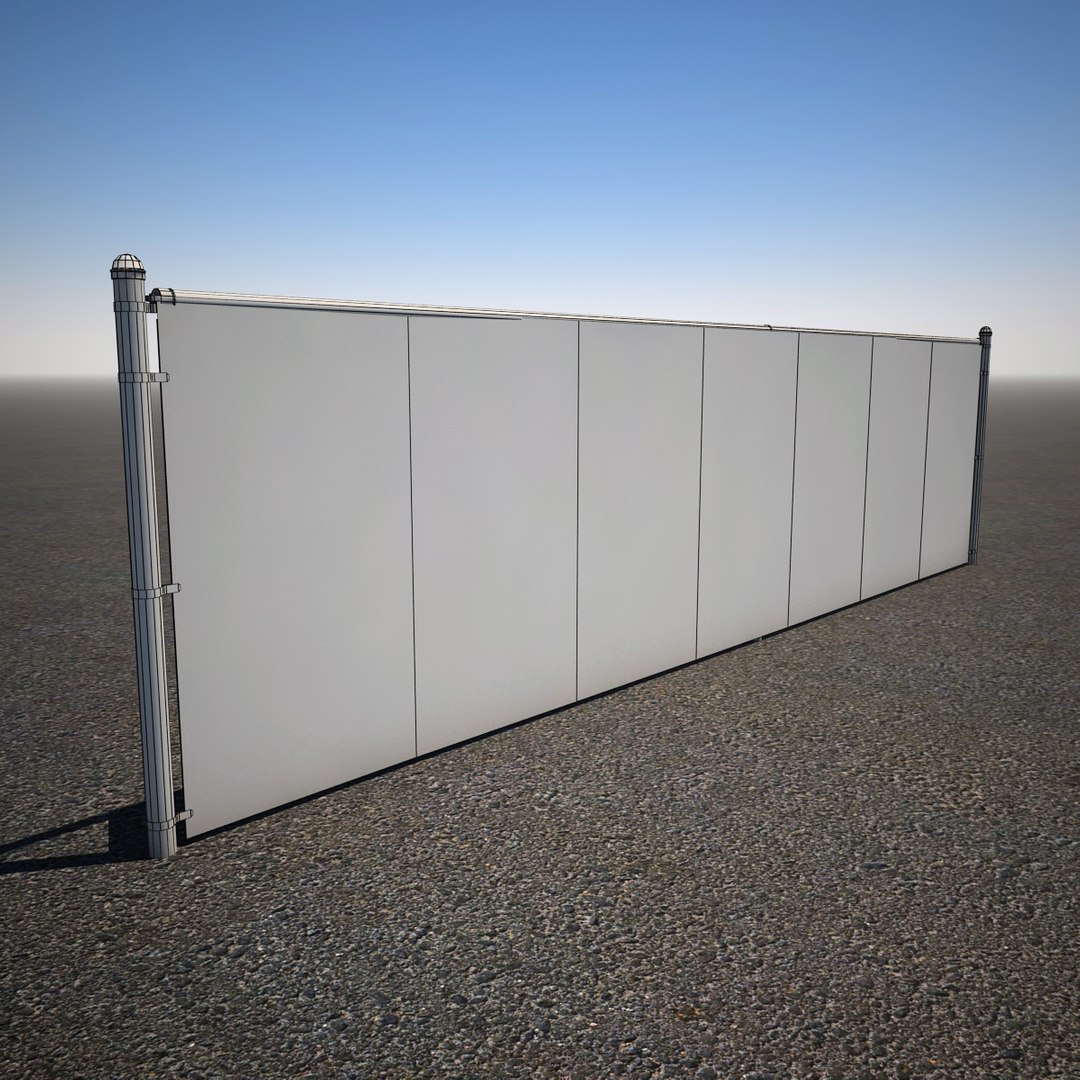 Chain Link Fence 3d Model