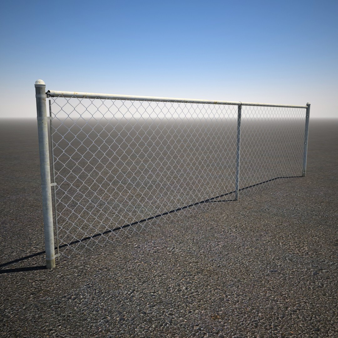 Chain Link Fence 3d Model