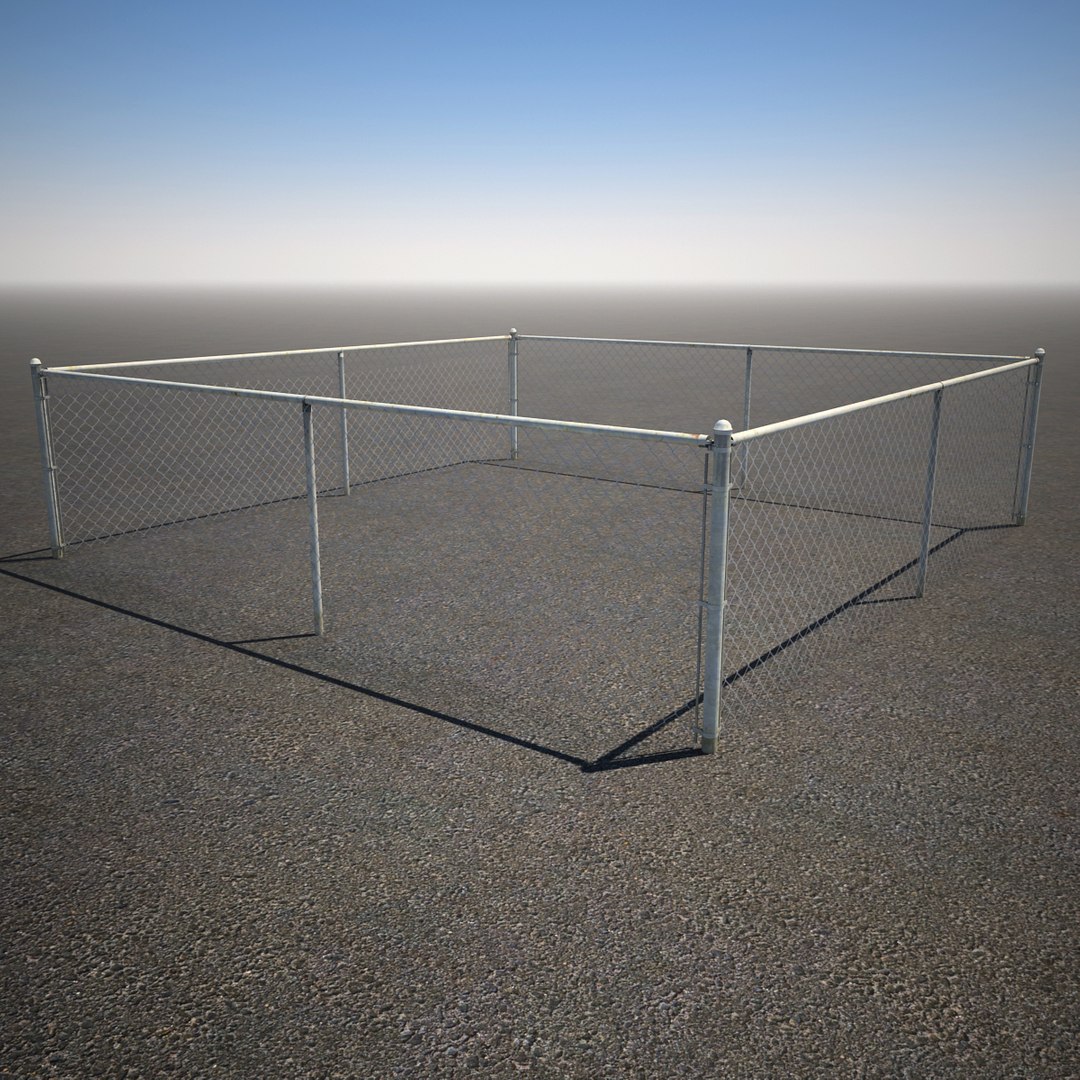 Chain Link Fence 3d Model