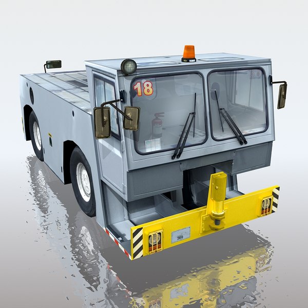 3d push-back aircraft tractors towbar