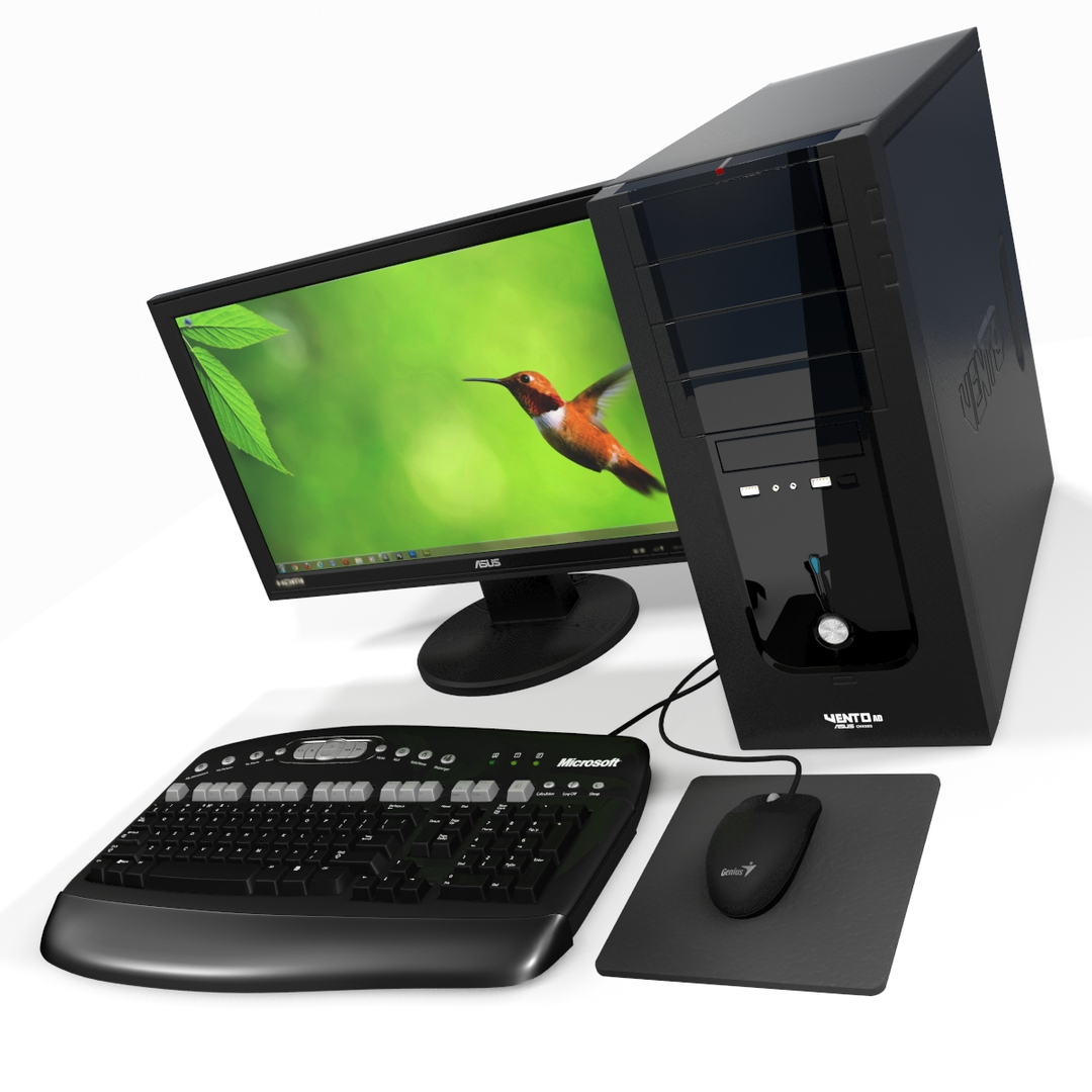 3d model personal computer monitor