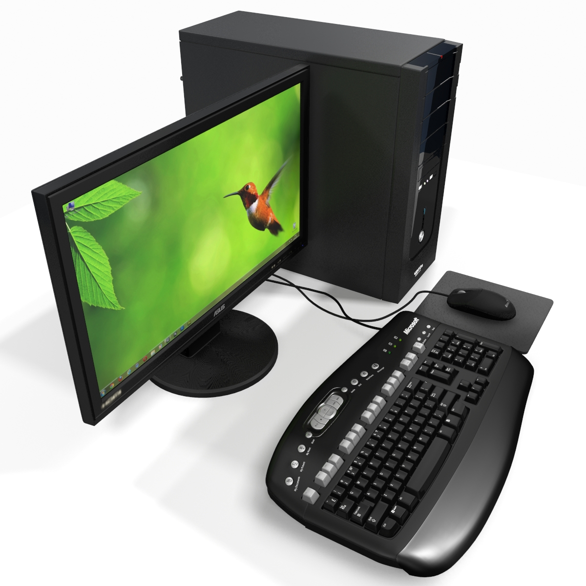 3d model personal computer monitor