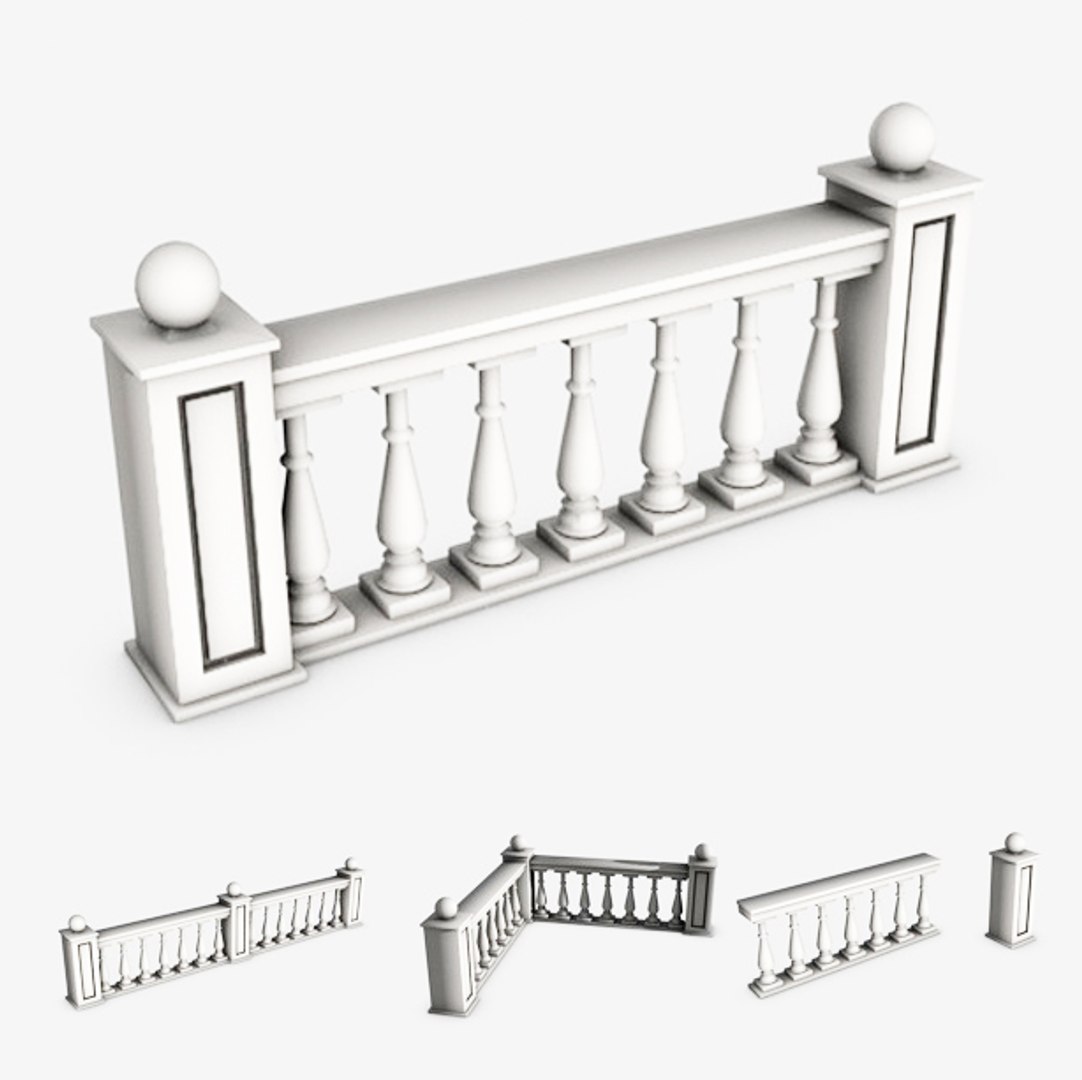 3d Model Railing Module