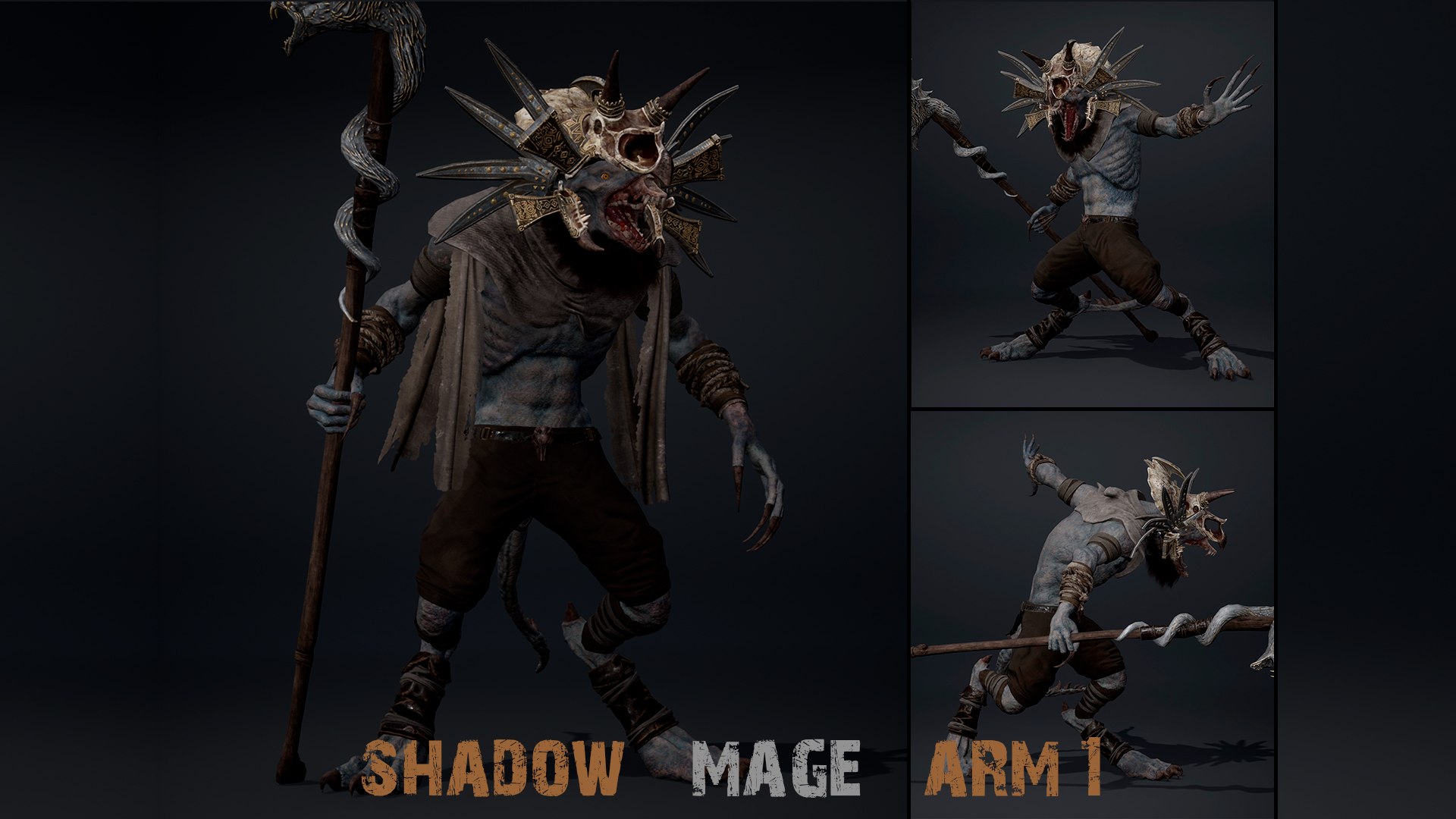 3D Model Shadow Mage Arm1 - TurboSquid 2321012