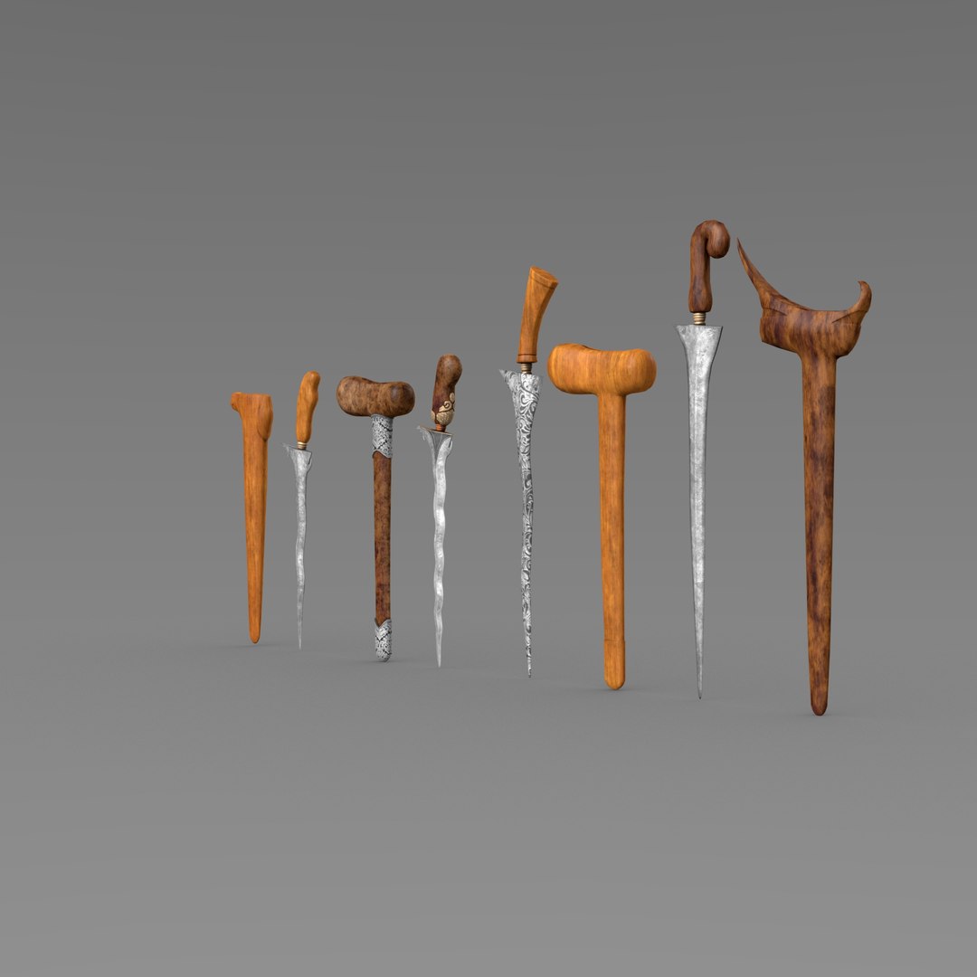 Keris Traditional Spiritual Dagger 3D Model - TurboSquid 2416484