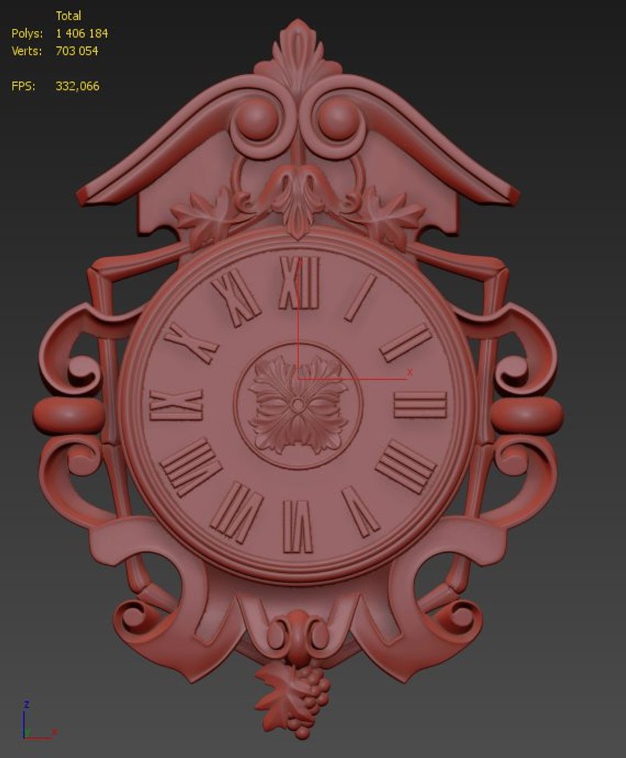 3D Clock Printing Cnc Model - TurboSquid 1417674