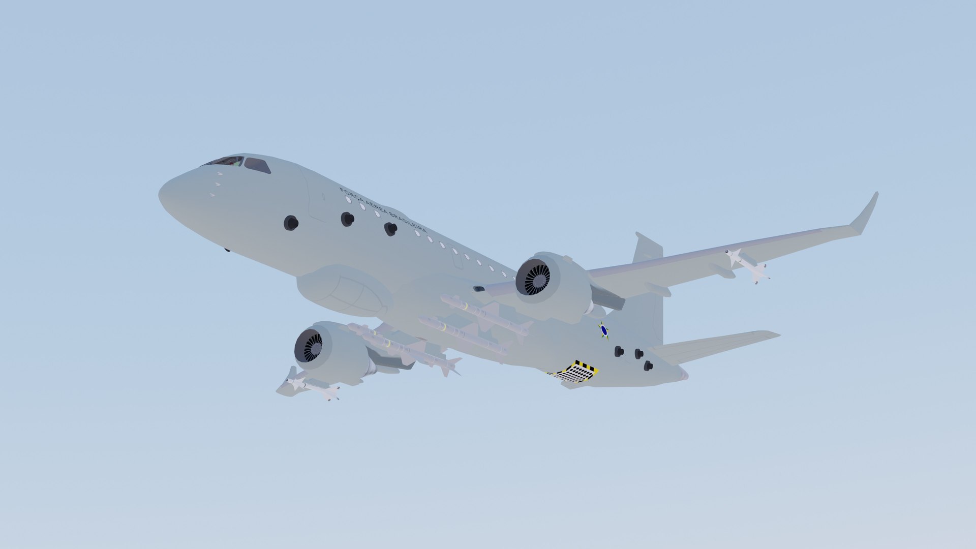 3D Embraer Maritime Patrol FAB model - TurboSquid 2060987