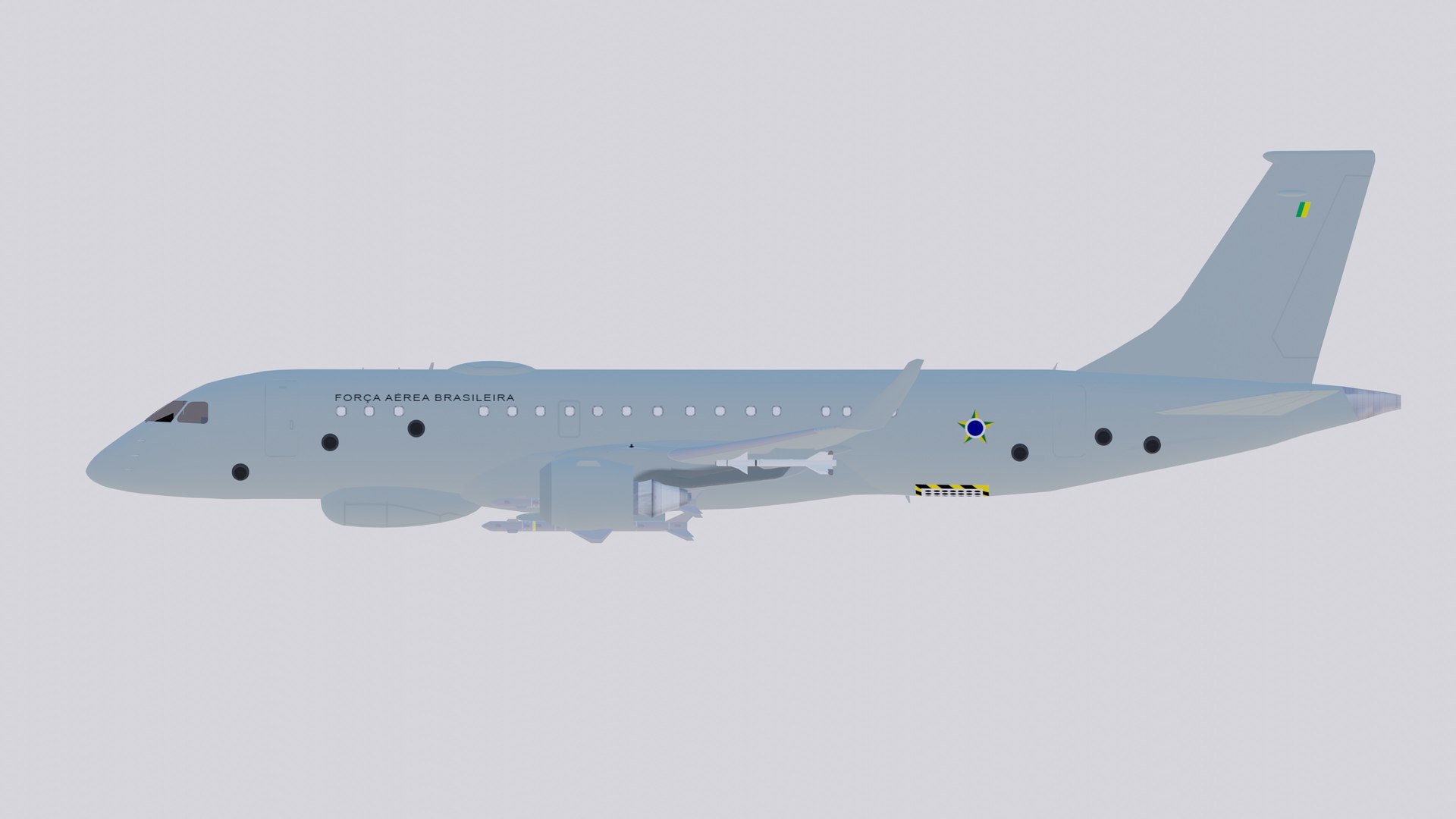 3D Embraer Maritime Patrol FAB model - TurboSquid 2060987