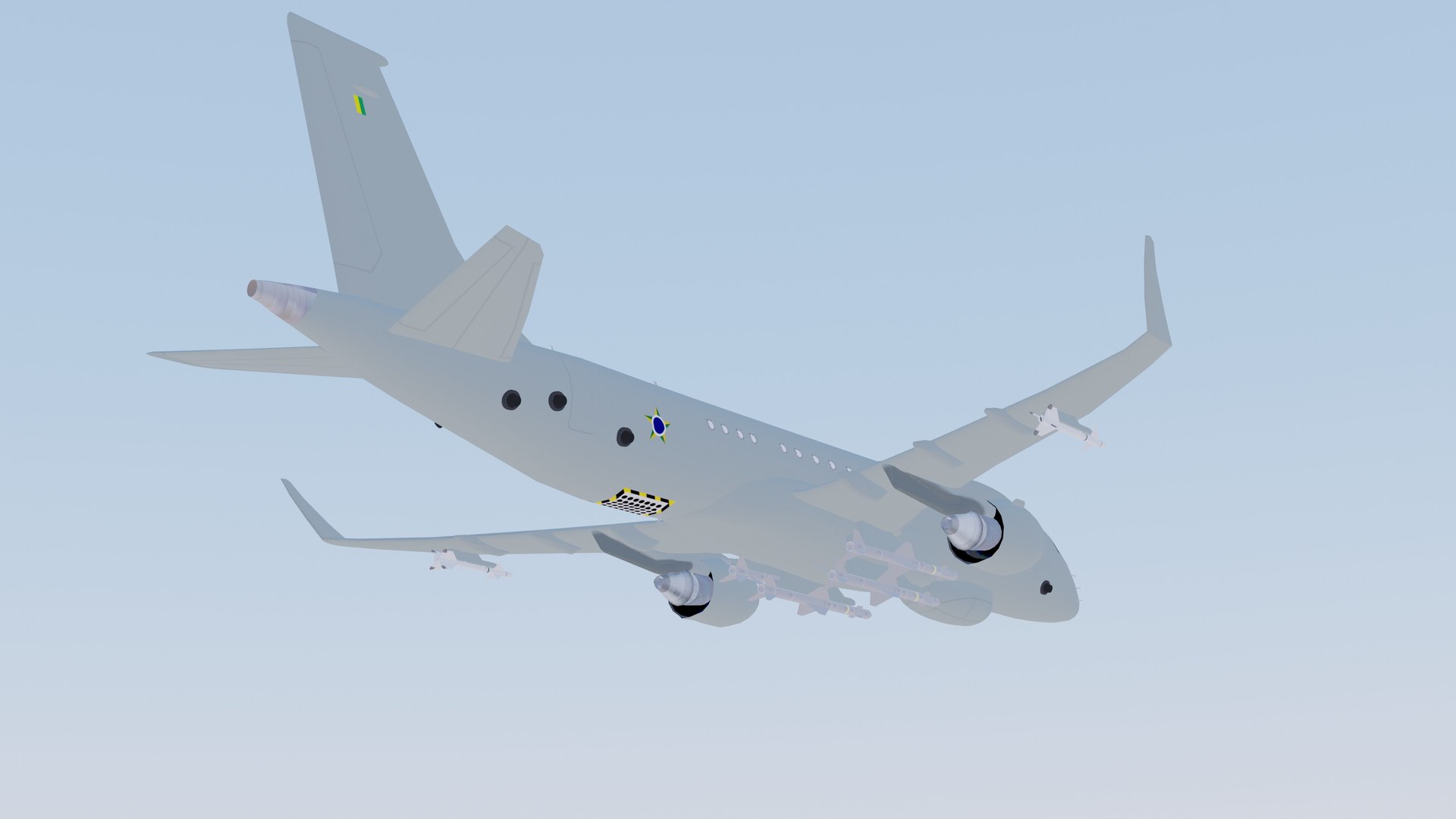 3D Embraer Maritime Patrol FAB model - TurboSquid 2060987