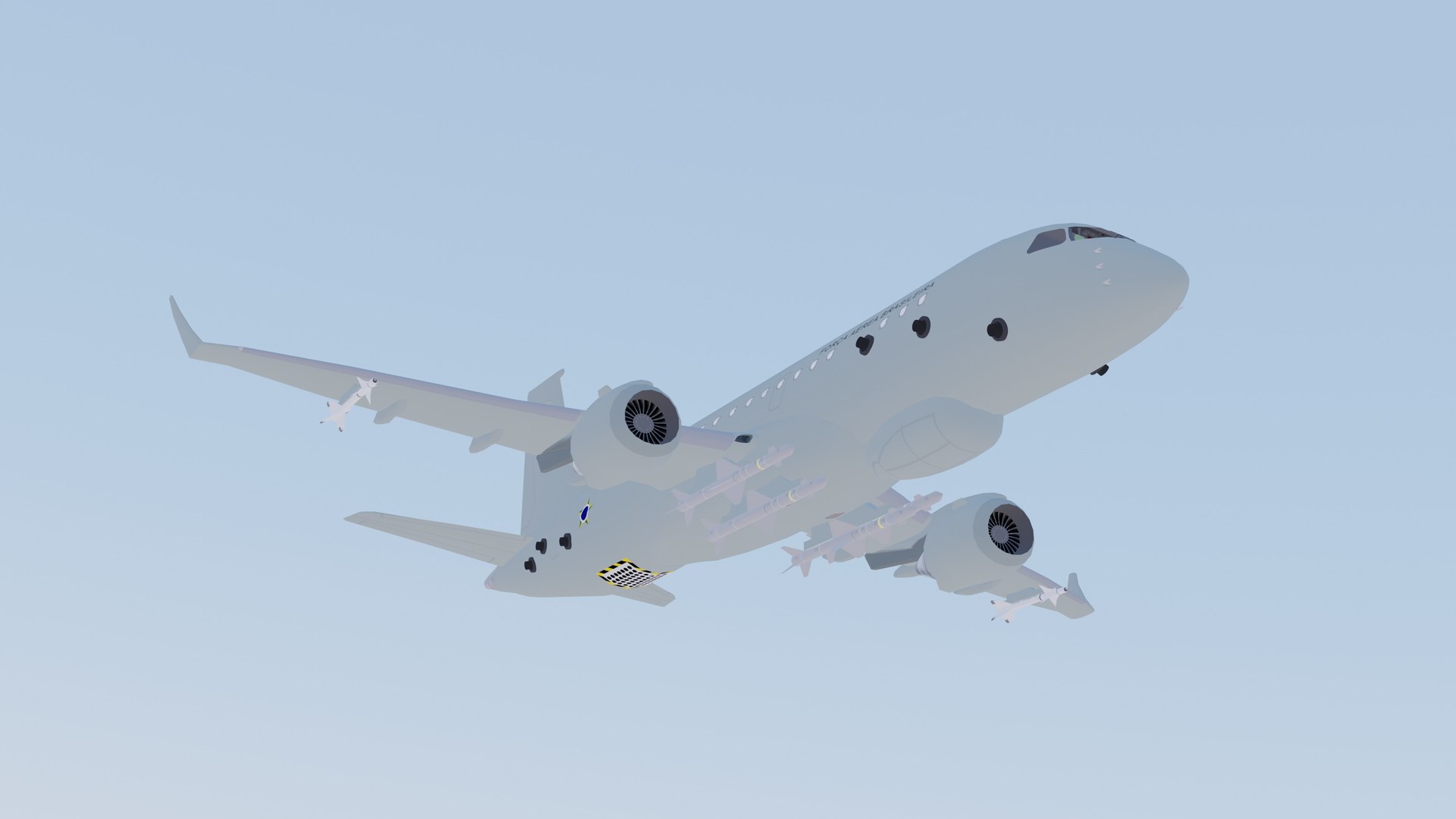 3D Embraer Maritime Patrol FAB model - TurboSquid 2060987