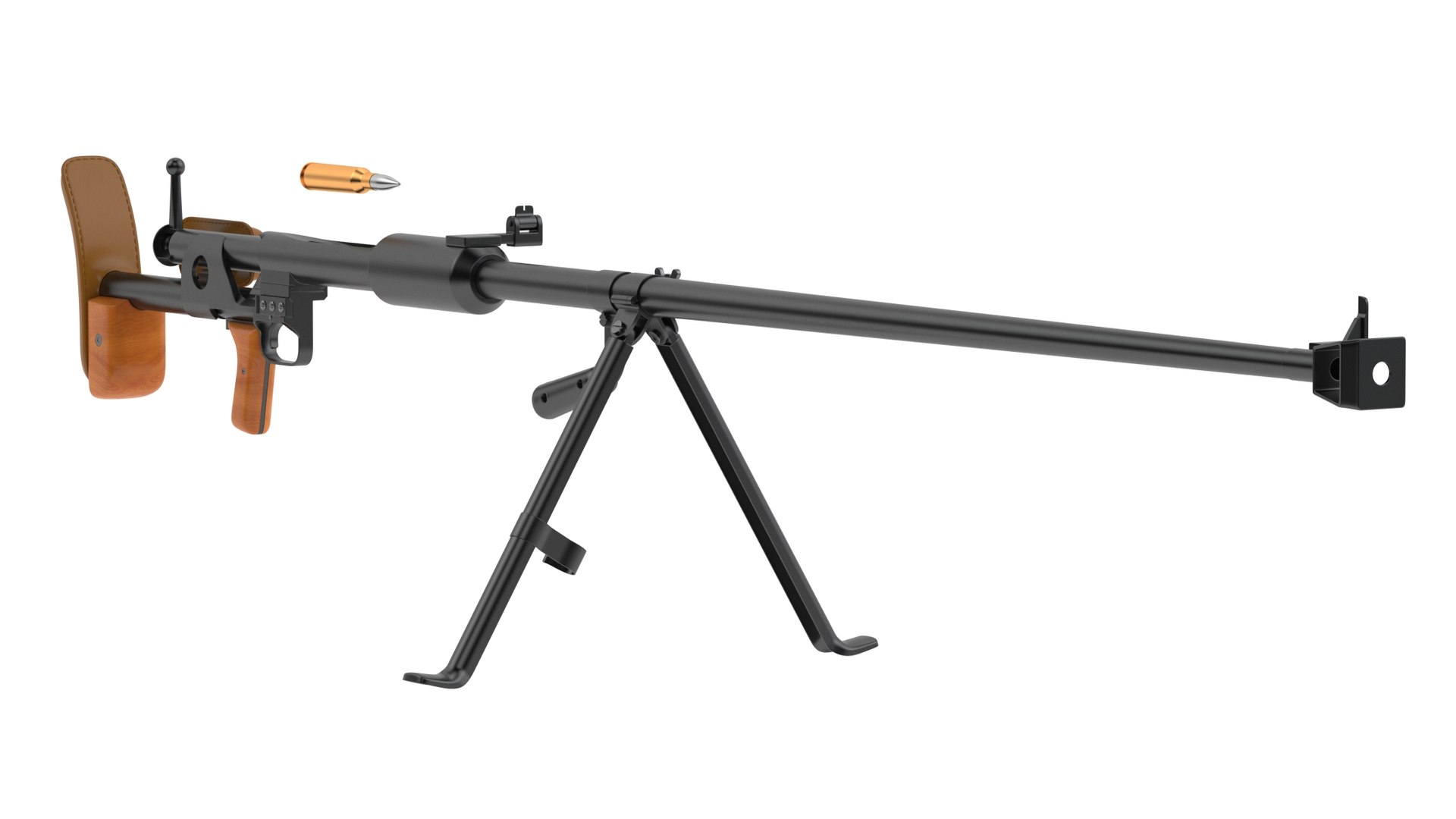 3D PTRD-41 Model - TurboSquid 1793270