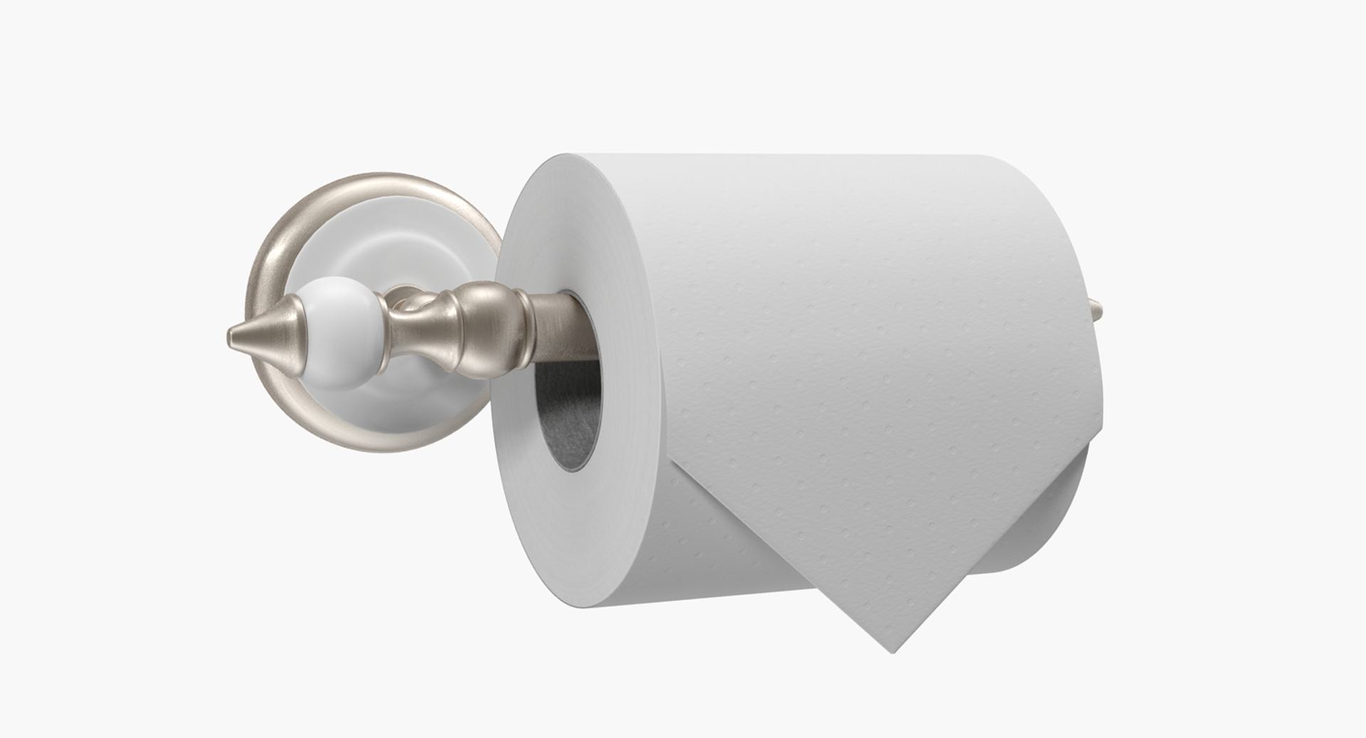 Classic Toilet Paper Holder Model - TurboSquid 1214056