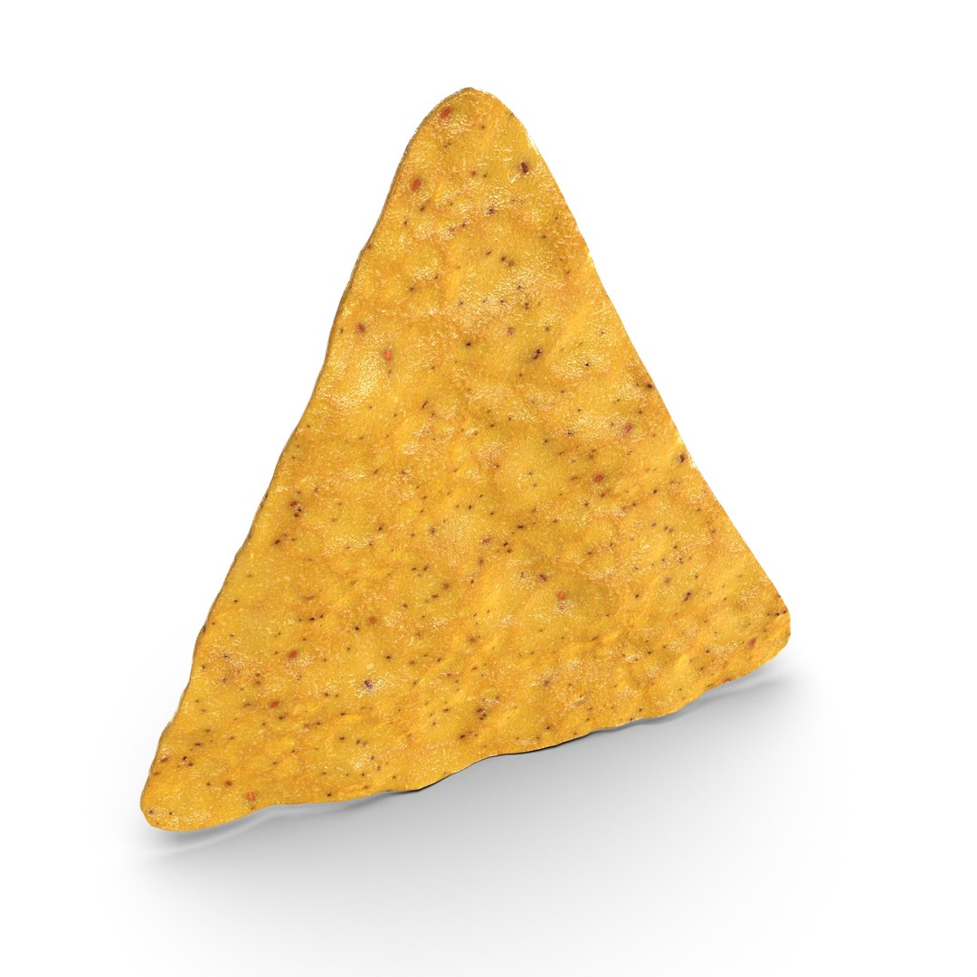 Realistic Nachos Tortilla Chip With Detailed Texture 3D Model ...