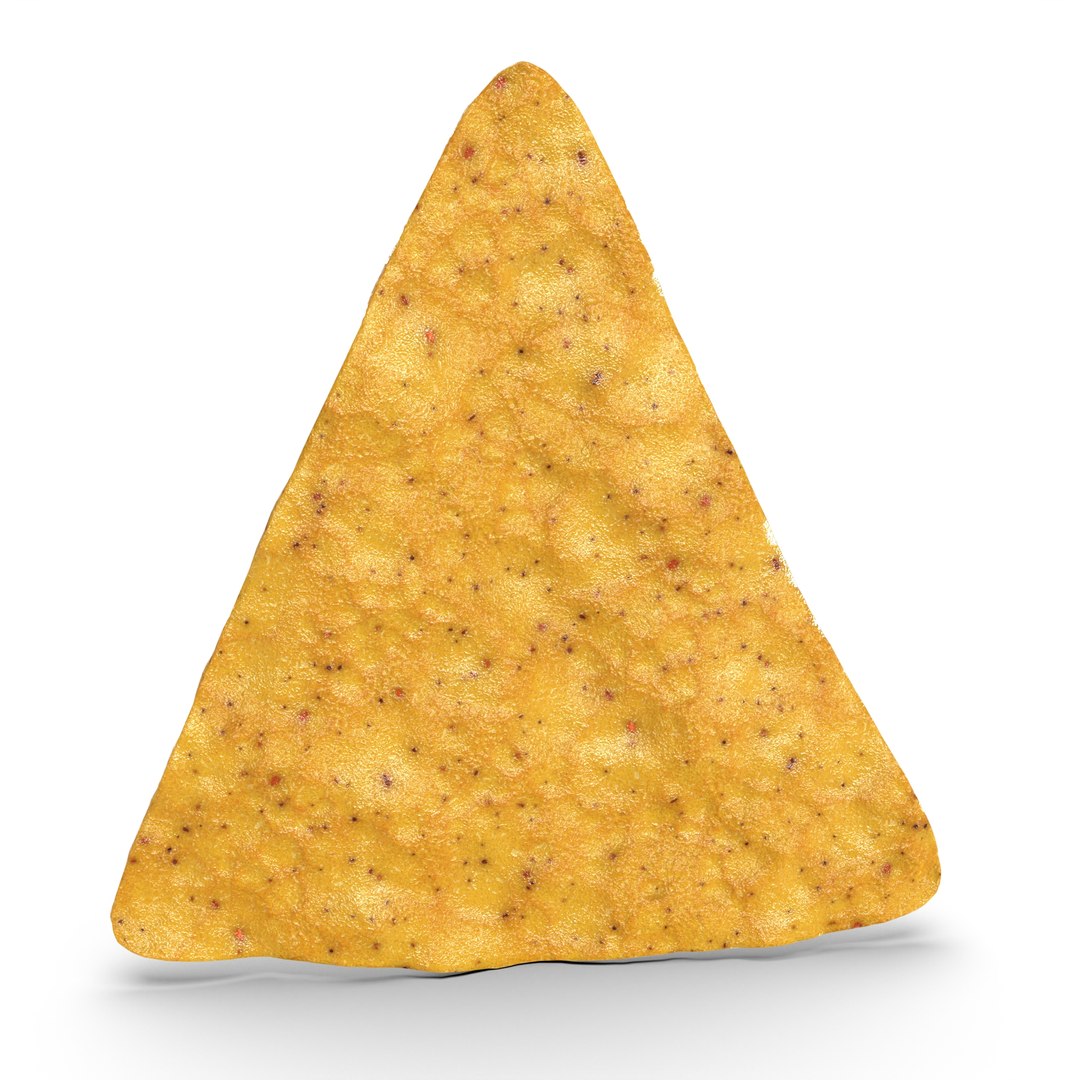 Realistic Nachos Tortilla Chip With Detailed Texture 3D Model ...